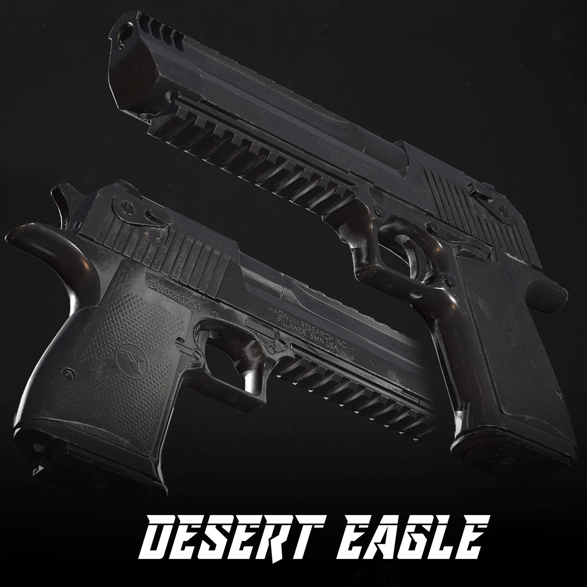 ArtStation - Desert Eagle /Game ready model