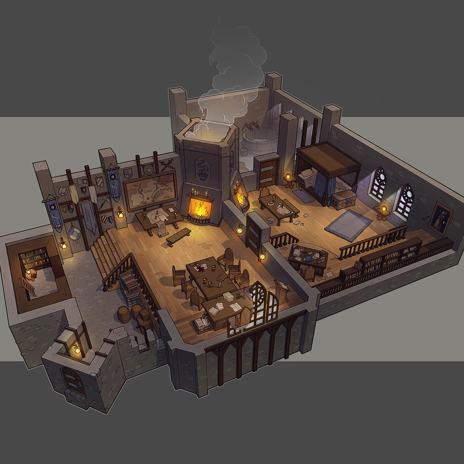 ArtStation - Vicar`s rooms