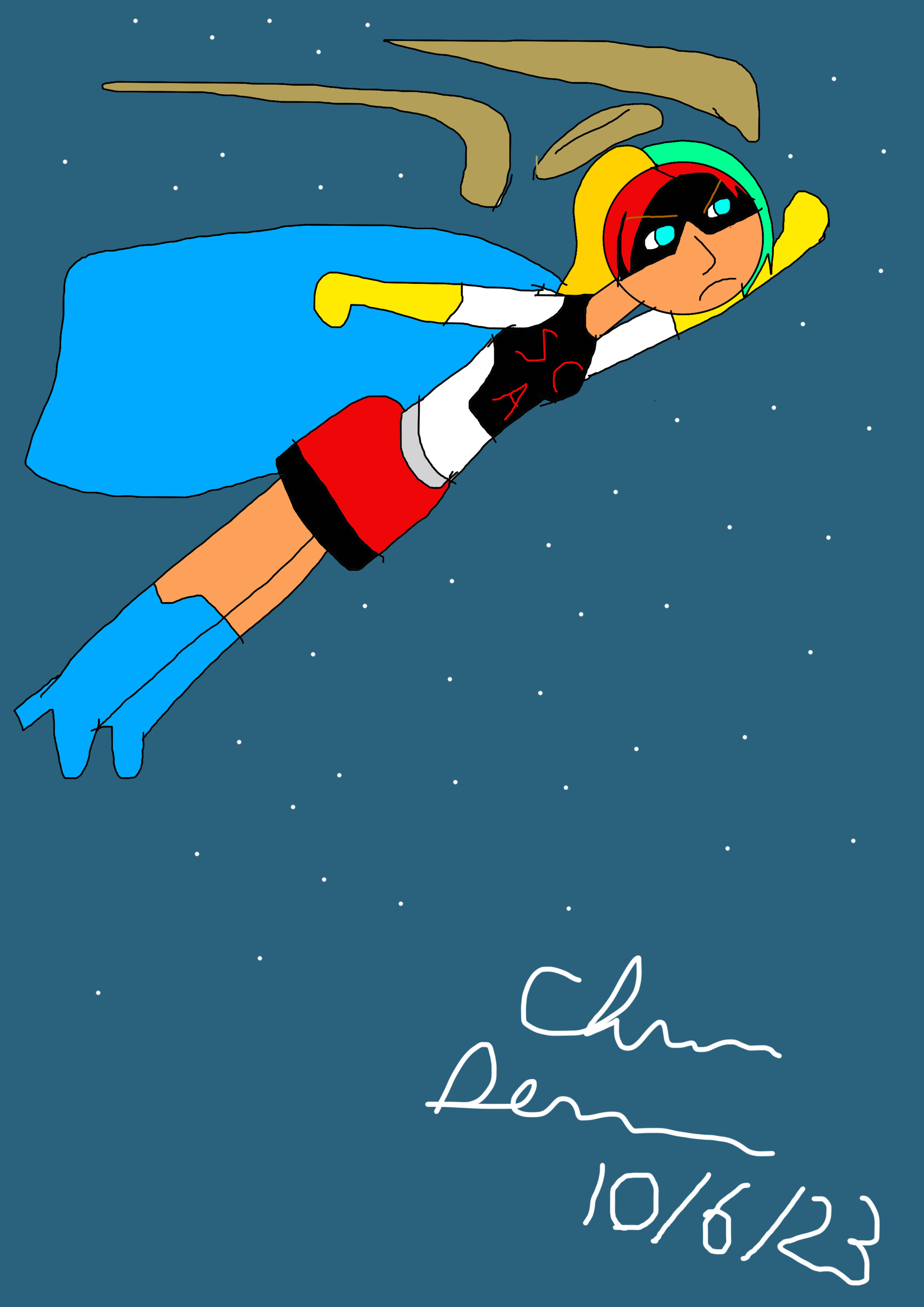 ArtStation - Supertacular Angel Chick to the rescue!