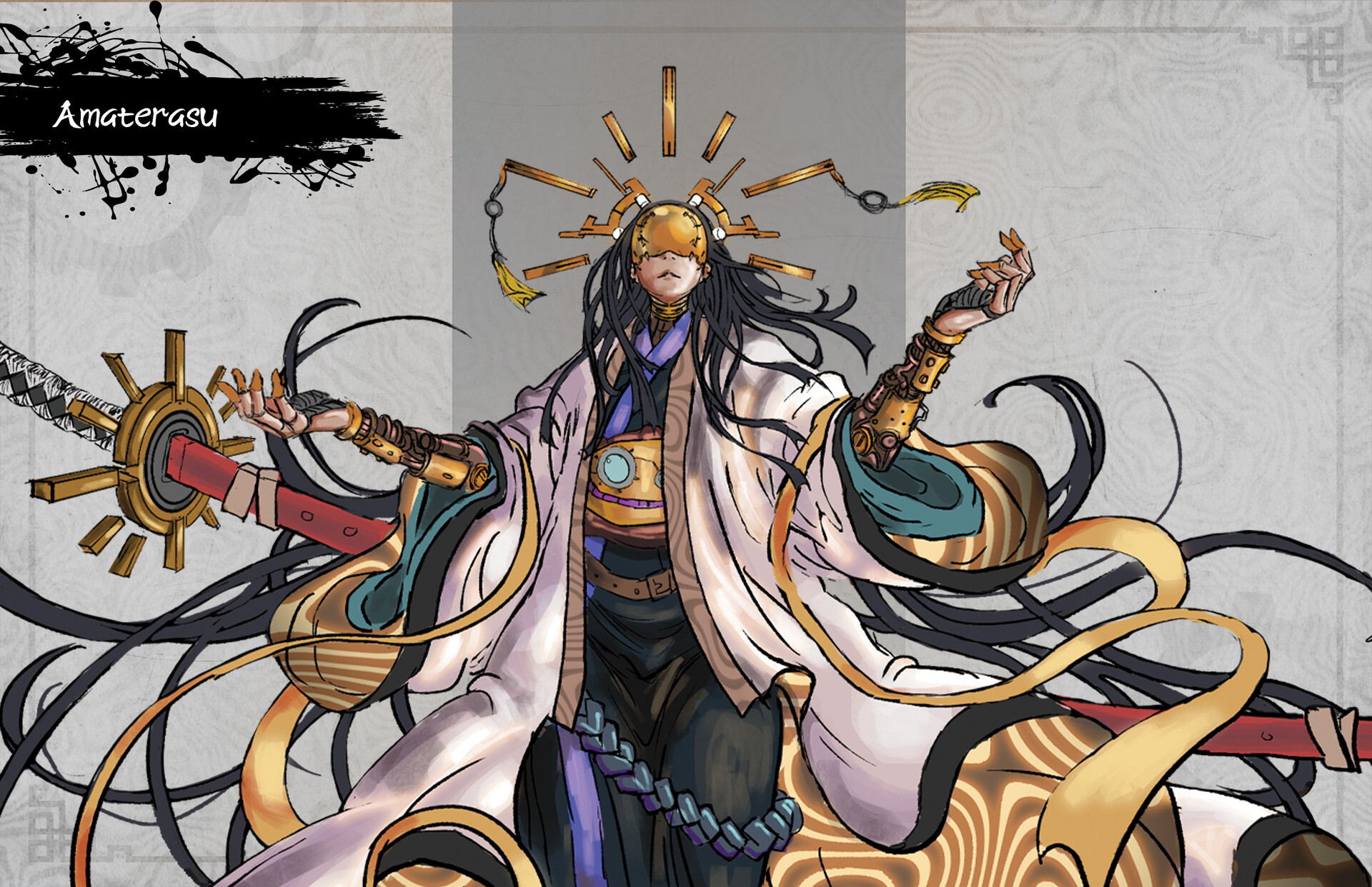 ArtStation - Amaterasu, The Sun Godess