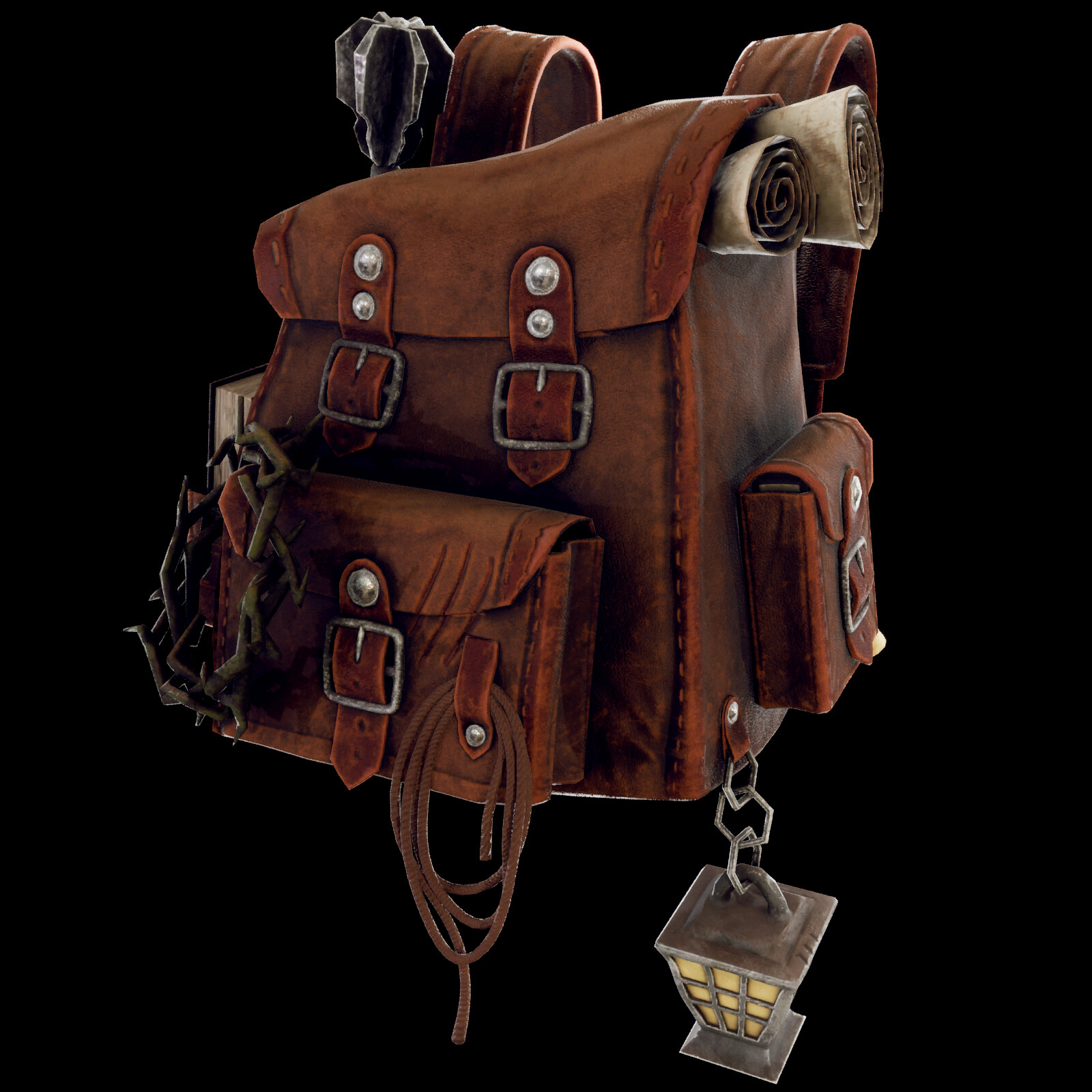 ArtStation - The Seasoned Priest's Backpack