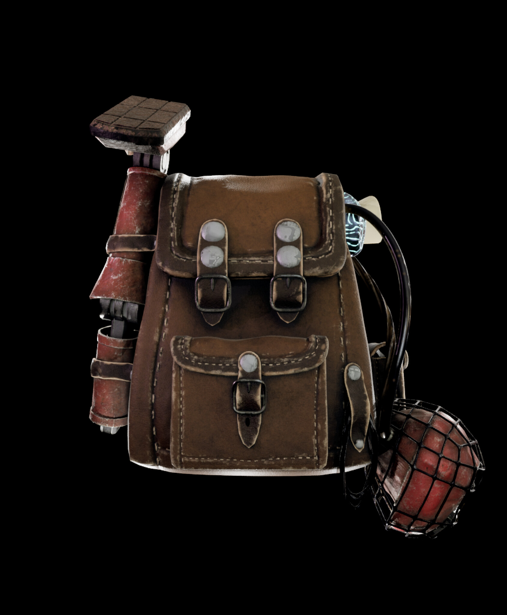 ArtStation - Stylized Backpack