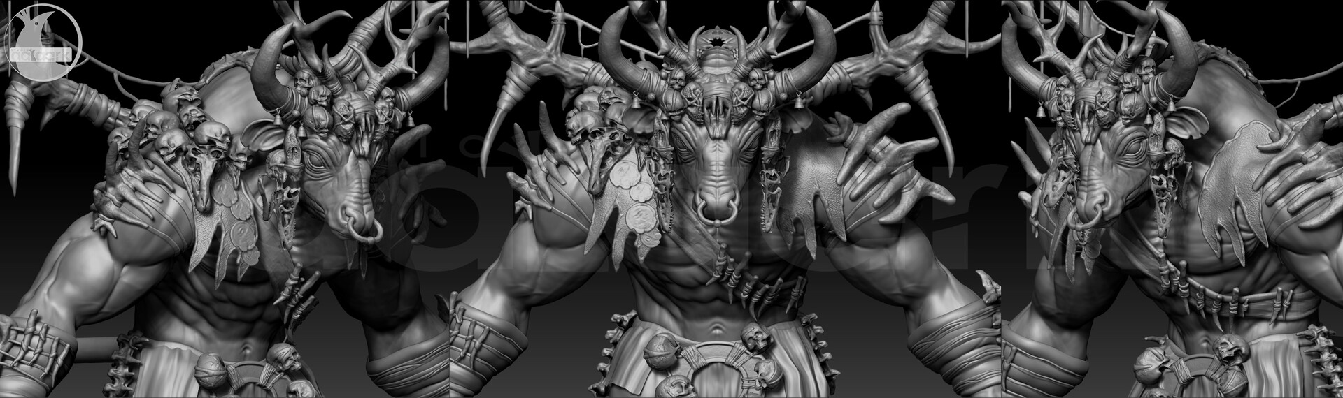 ArtStation - Tauren-3d model(Studio Work)