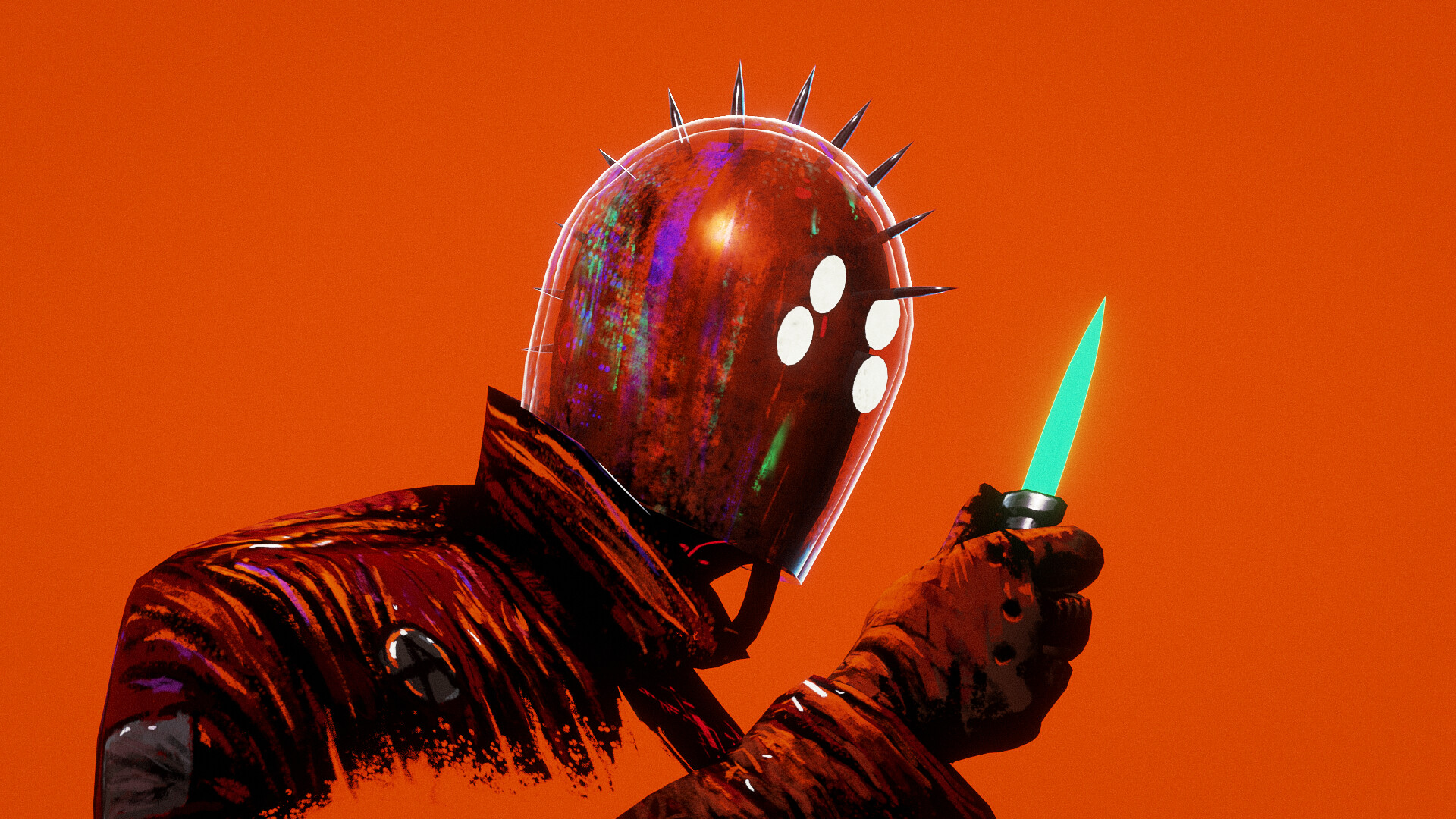 ArtStation - Cyber-Punk, handpainted textures