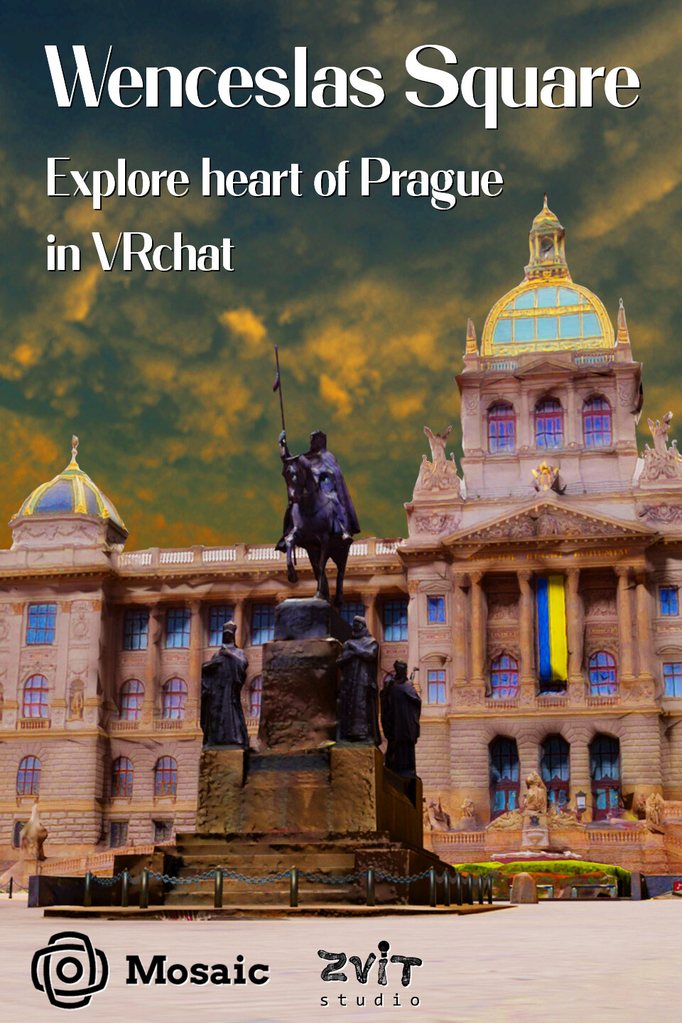 ArtStation - Prague, Wenceslas Square in VRchat