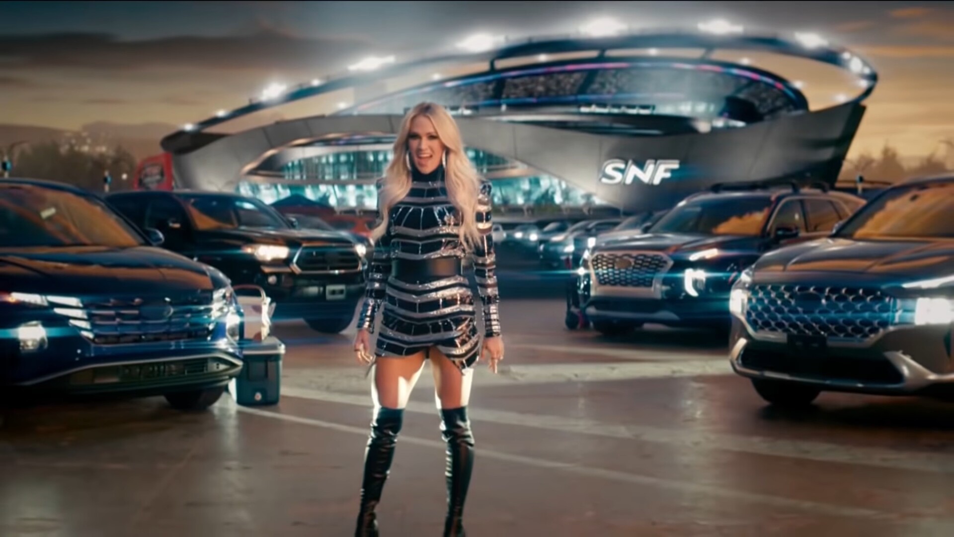 ArtStation - 2021 NBC Sunday Night Football Intro - Carrie Underwood