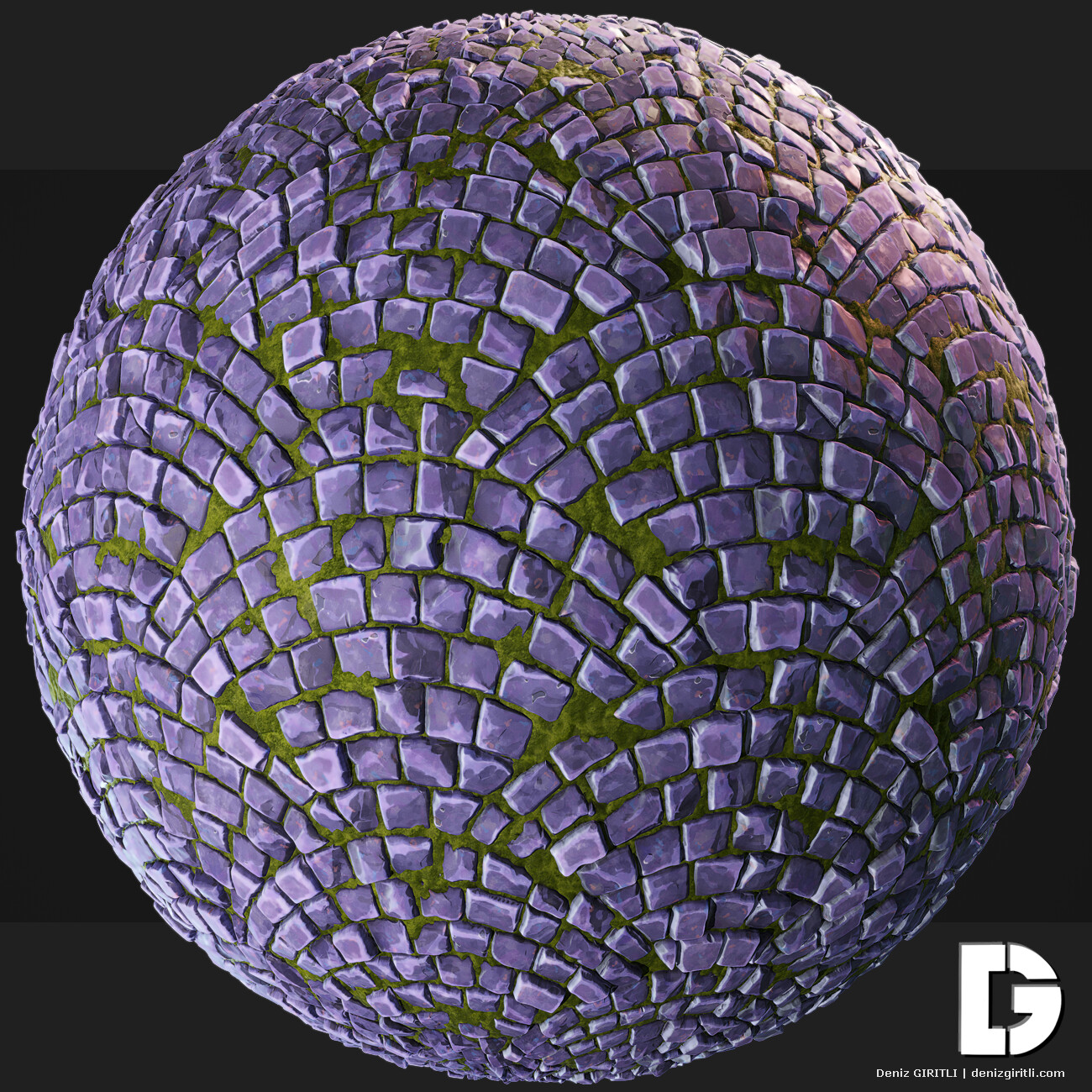 ArtStation - Stylized Cobblestone Material - Substance Designer
