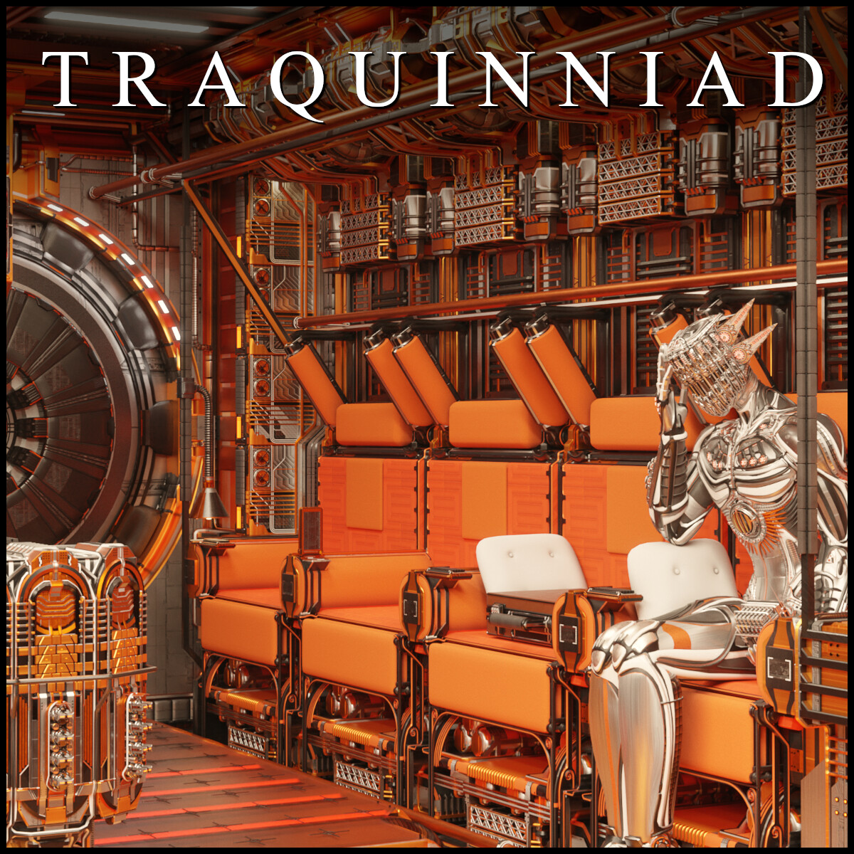 ArtStation - Traquinniad, interior design example & miscellaneous assets