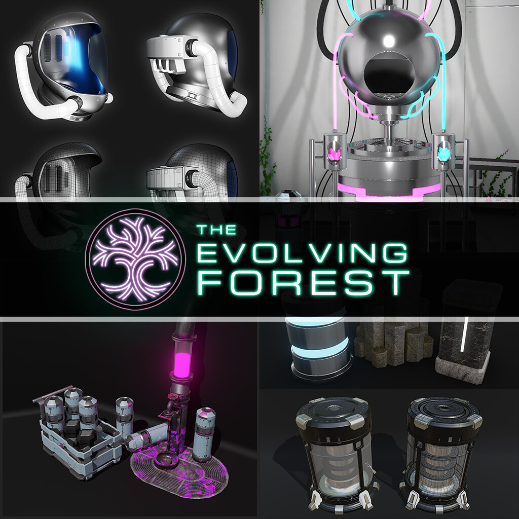 Jordan D Waka - The Evolving Forest - 3D Assets, Animation and Lighting