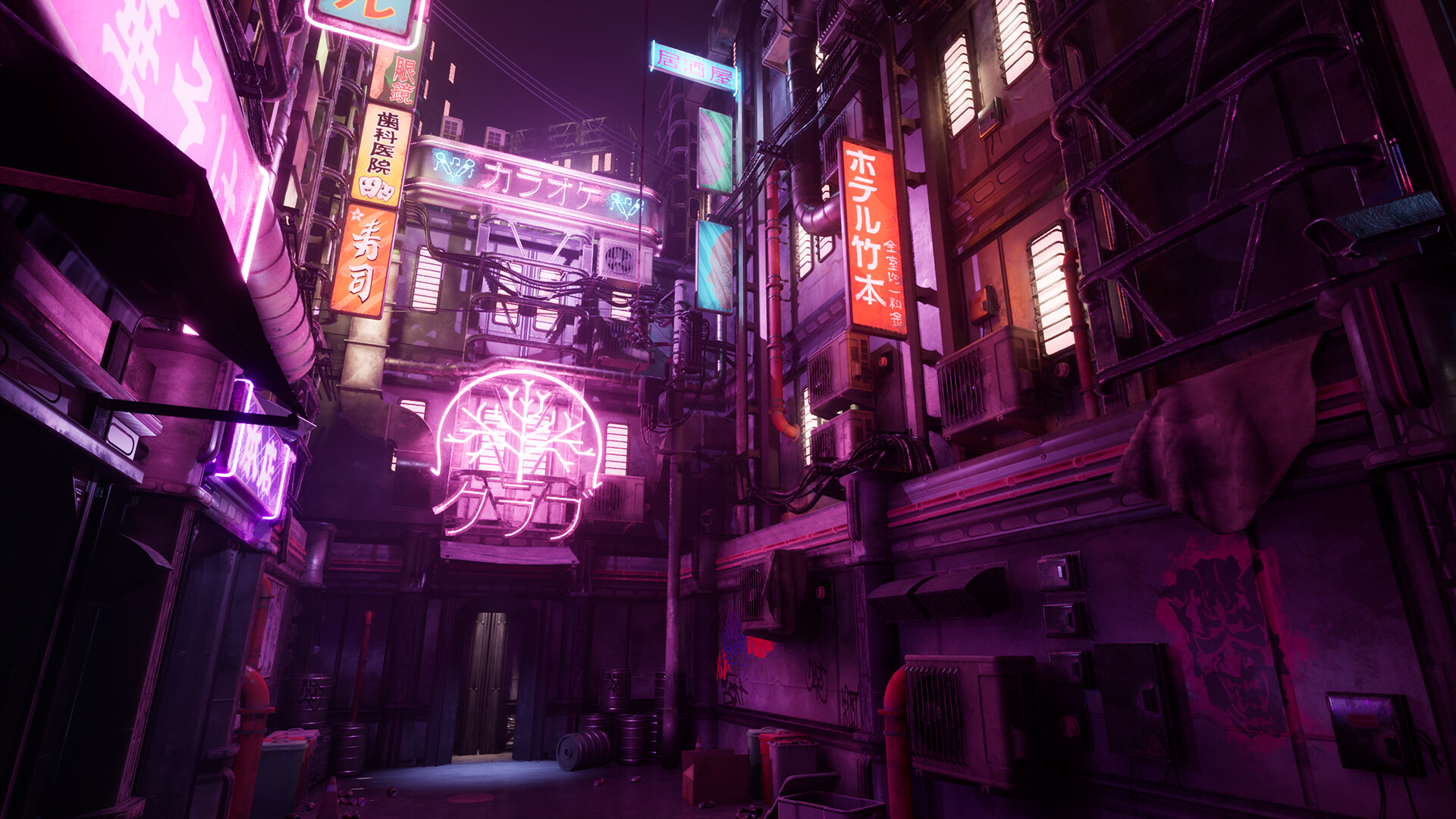 ArtStation - NeoTokyo back streets