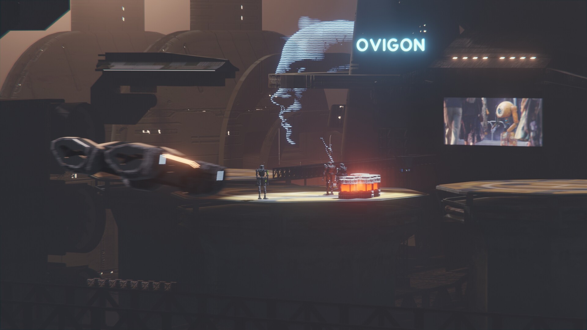 ArtStation - Cargo drone landing sequence