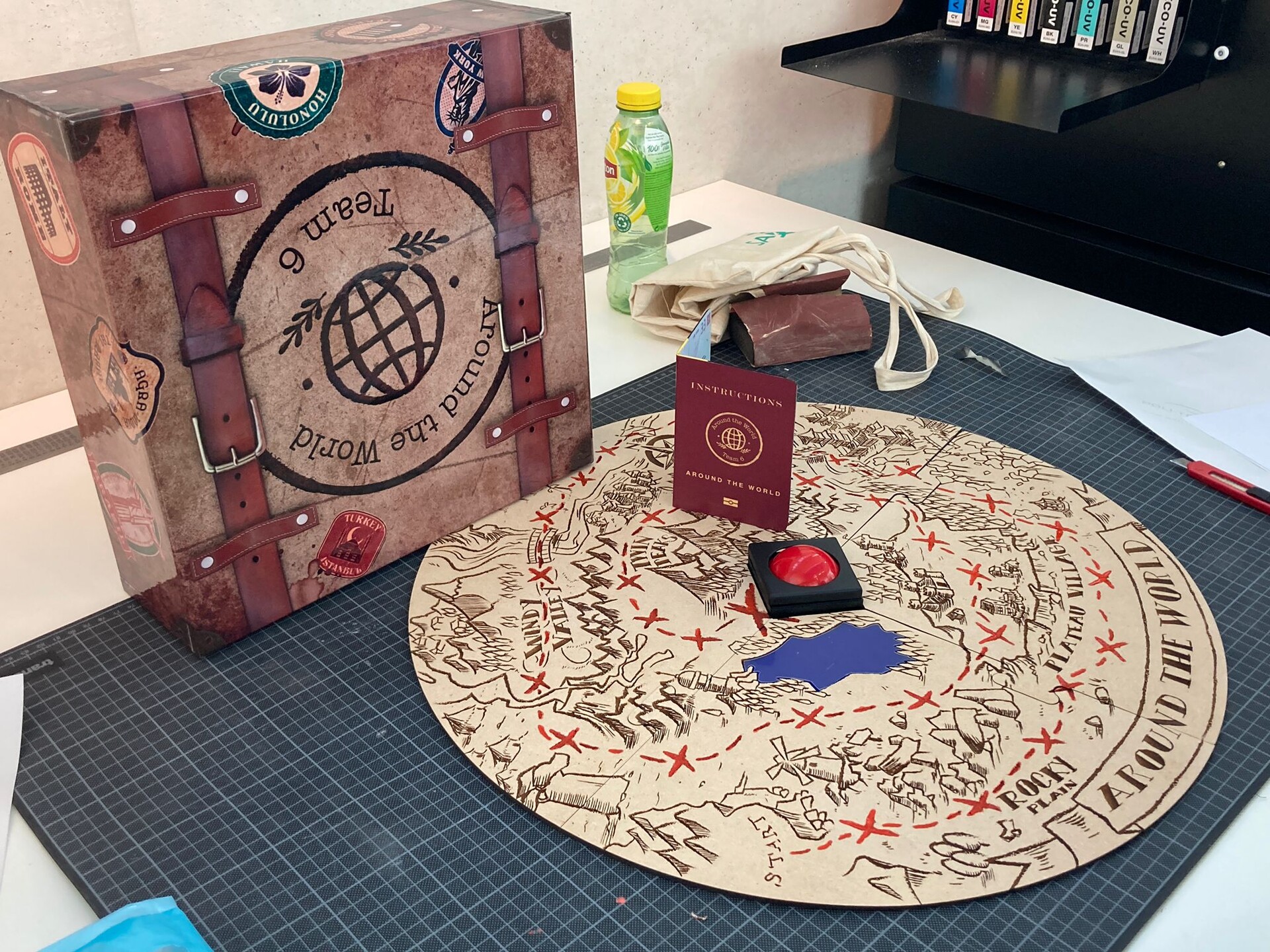 ArtStation - Laser engraved board game design