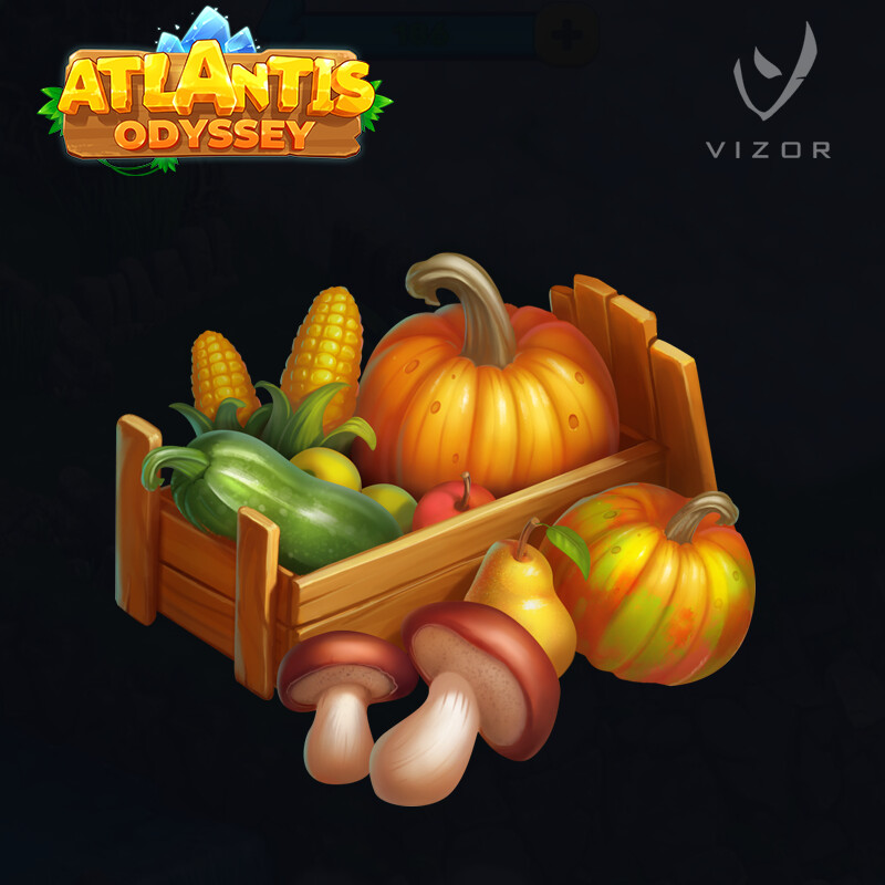 ArtStation - Atlantis Odyssey game icons №4 (Vizor Games)