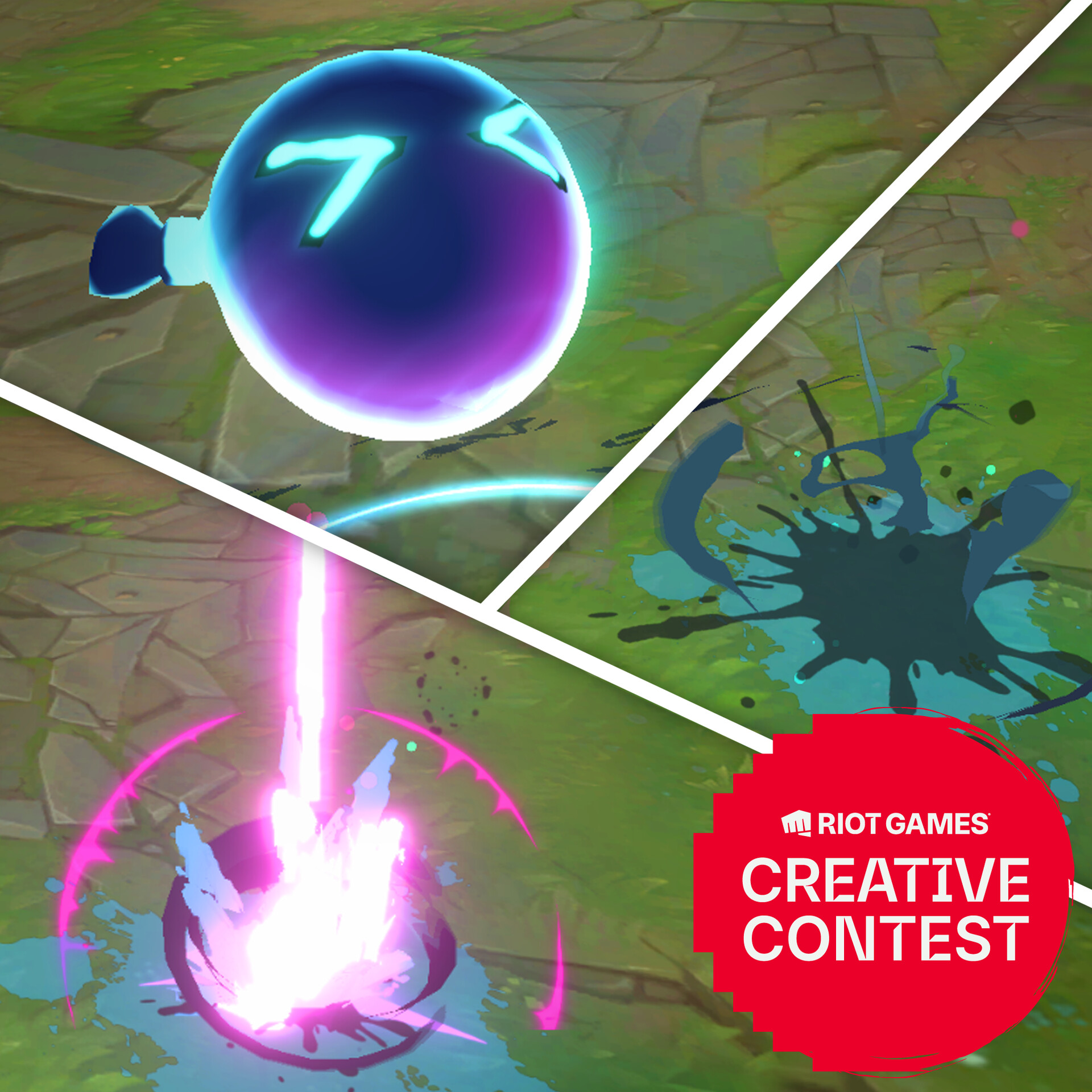 ArtStation - Riot Games VFX Creative Contest 2023 - Inkshadow Milio