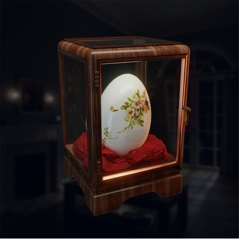 ArtStation - Antique Painted Egg - What Was Found at Ravenhill