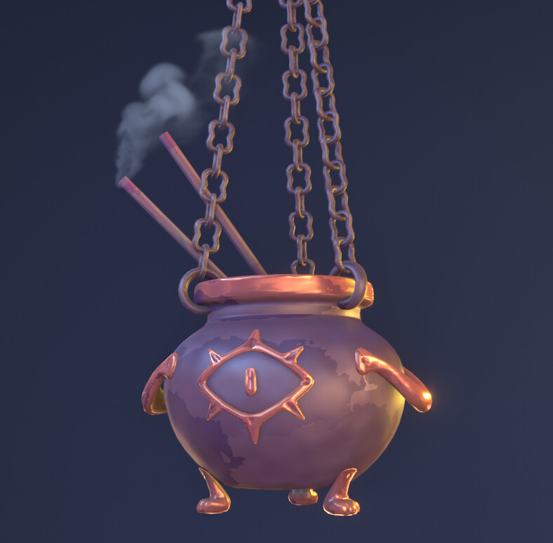 ArtStation - Incence Cauldron