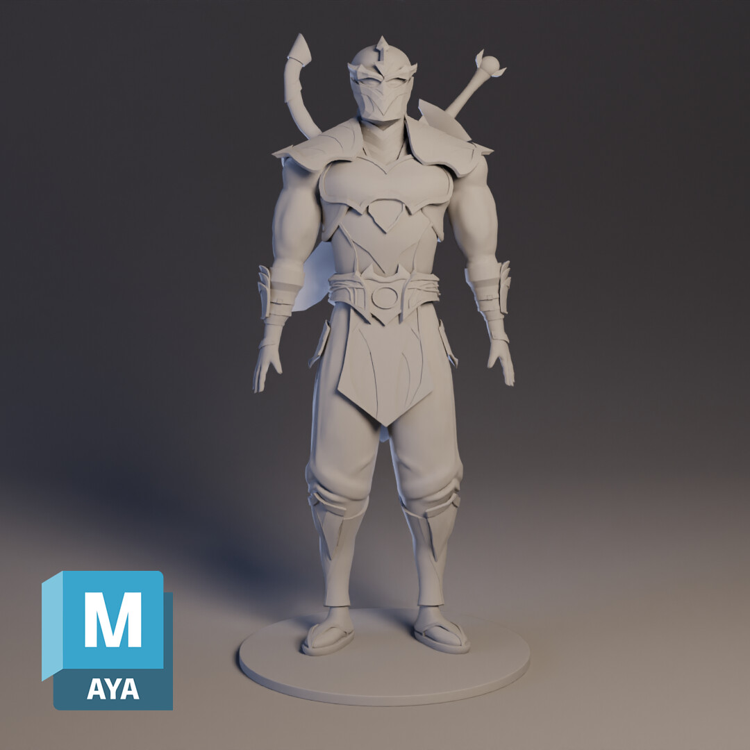 ArtStation - Shen (League of Legends Fan Model)
