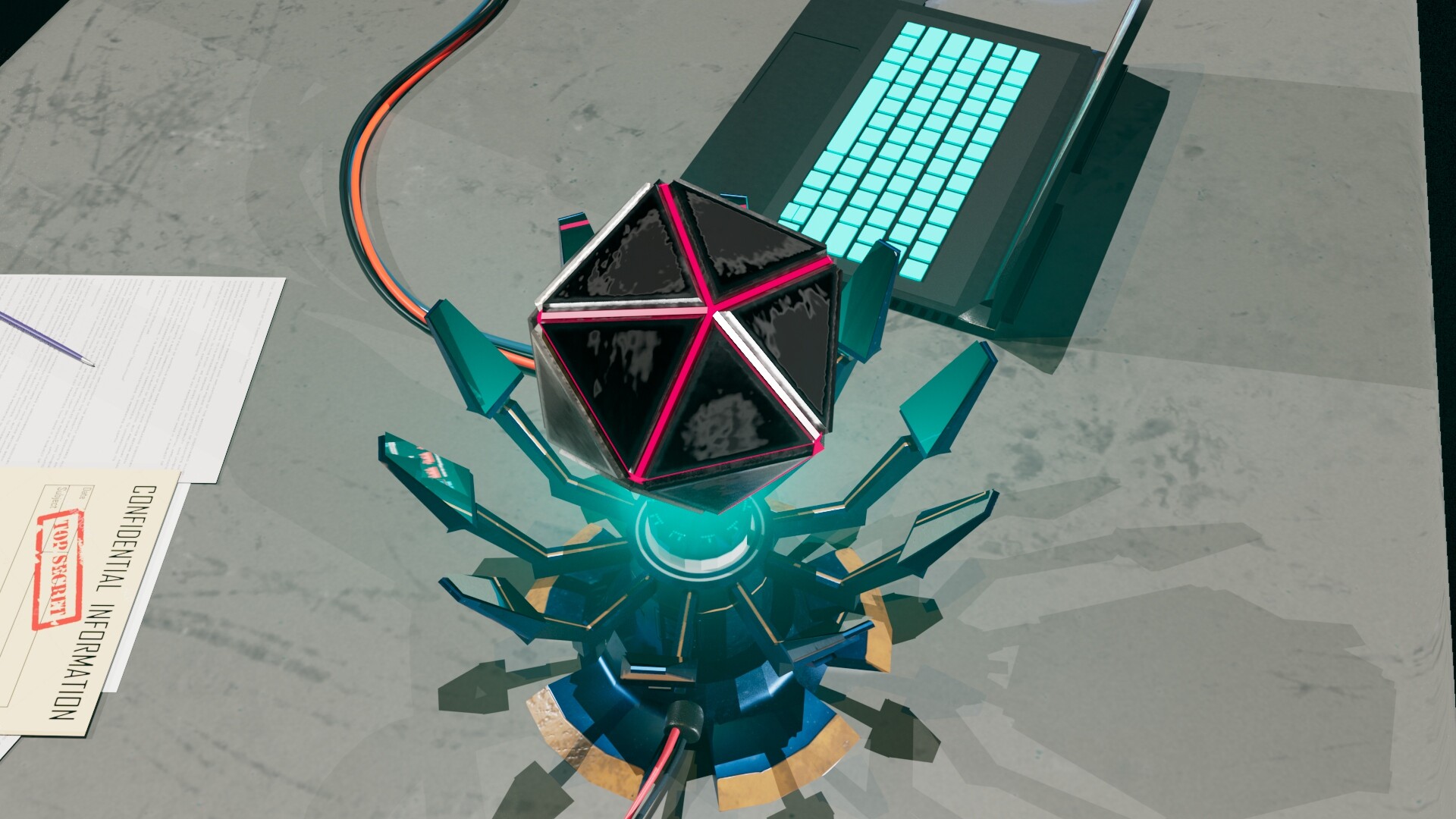 ArtStation - Sci- Fi Research Table