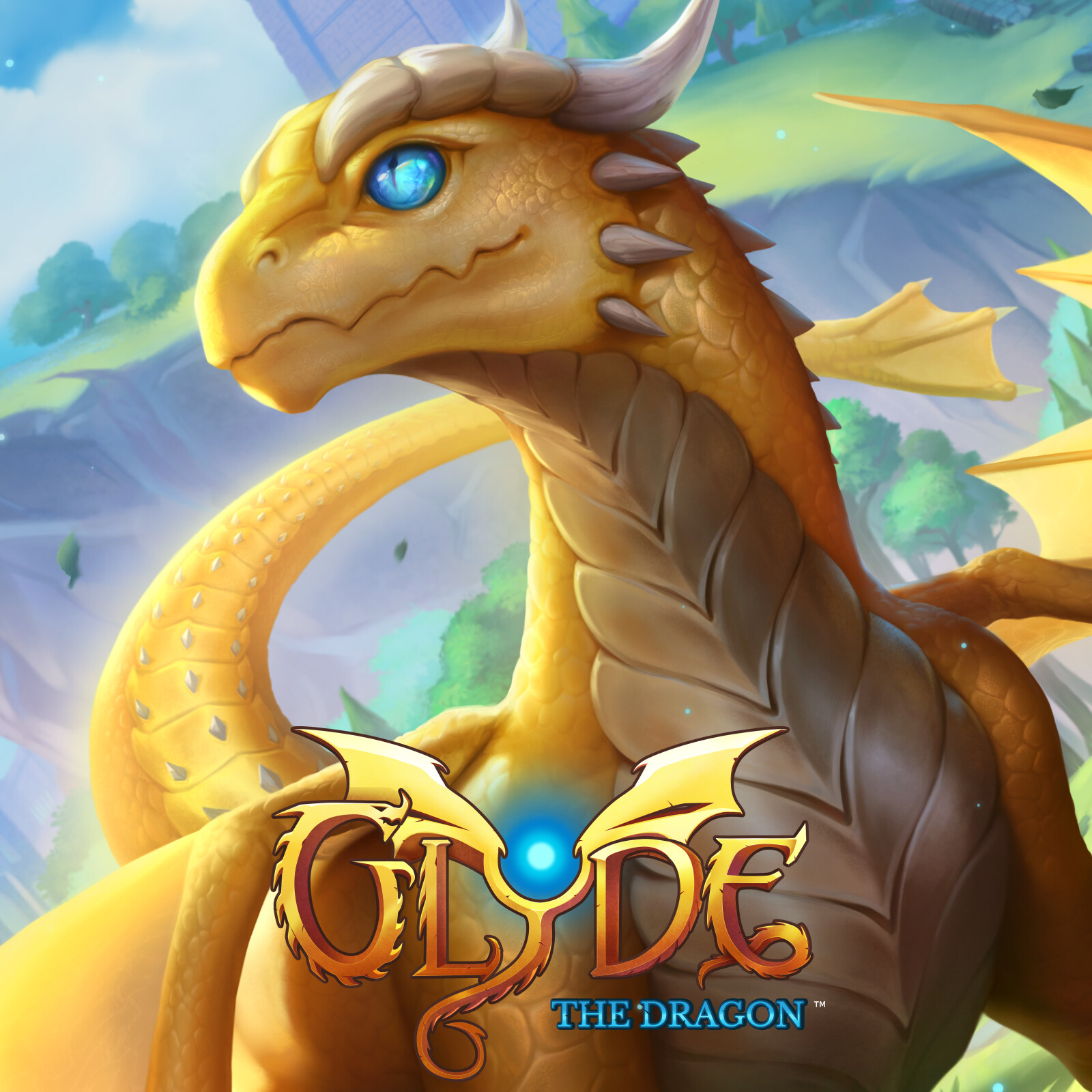 ArtStation - Glyde The Dragon Splash Art