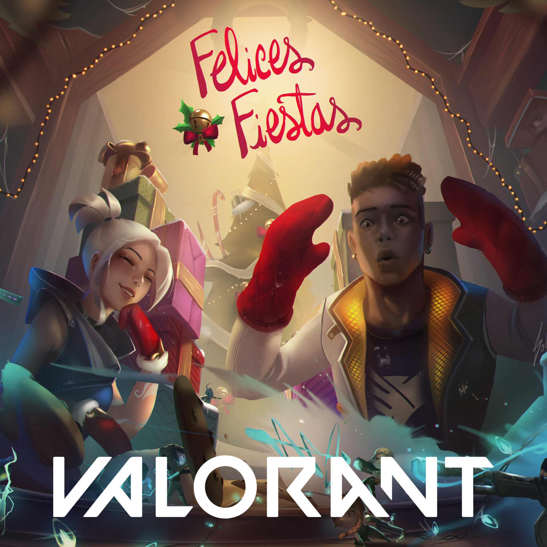 ArtStation - Valorant Christmas Artwork