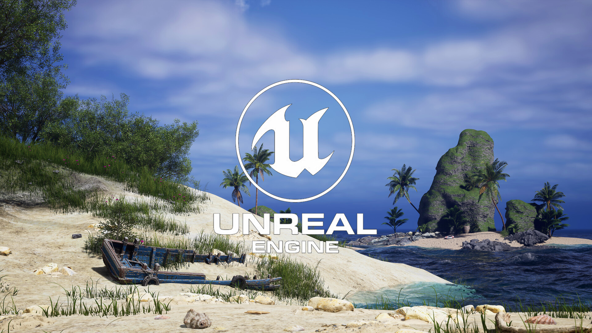 ArtStation - UE海岛