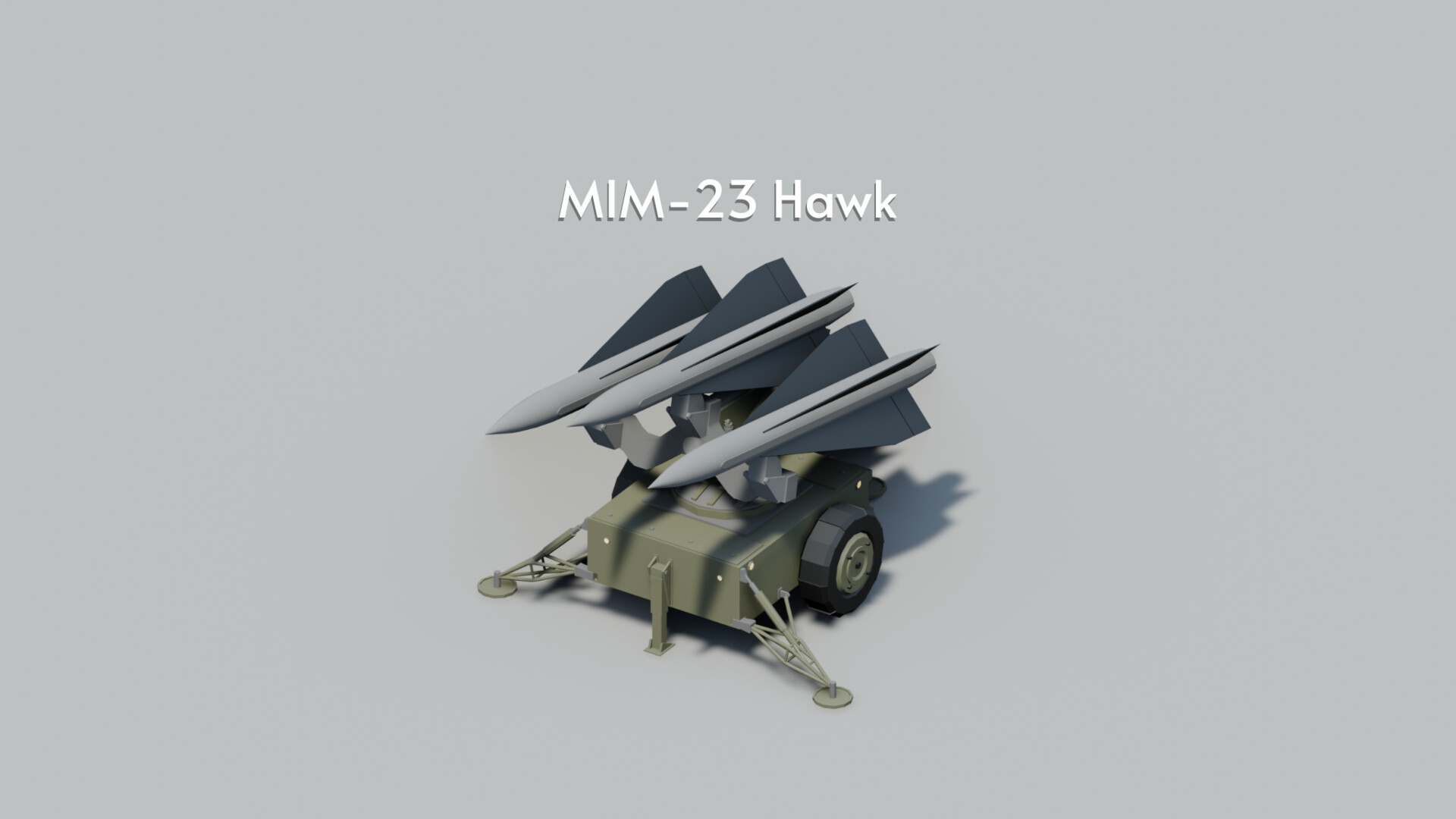 ArtStation - MIM-23 Hawk