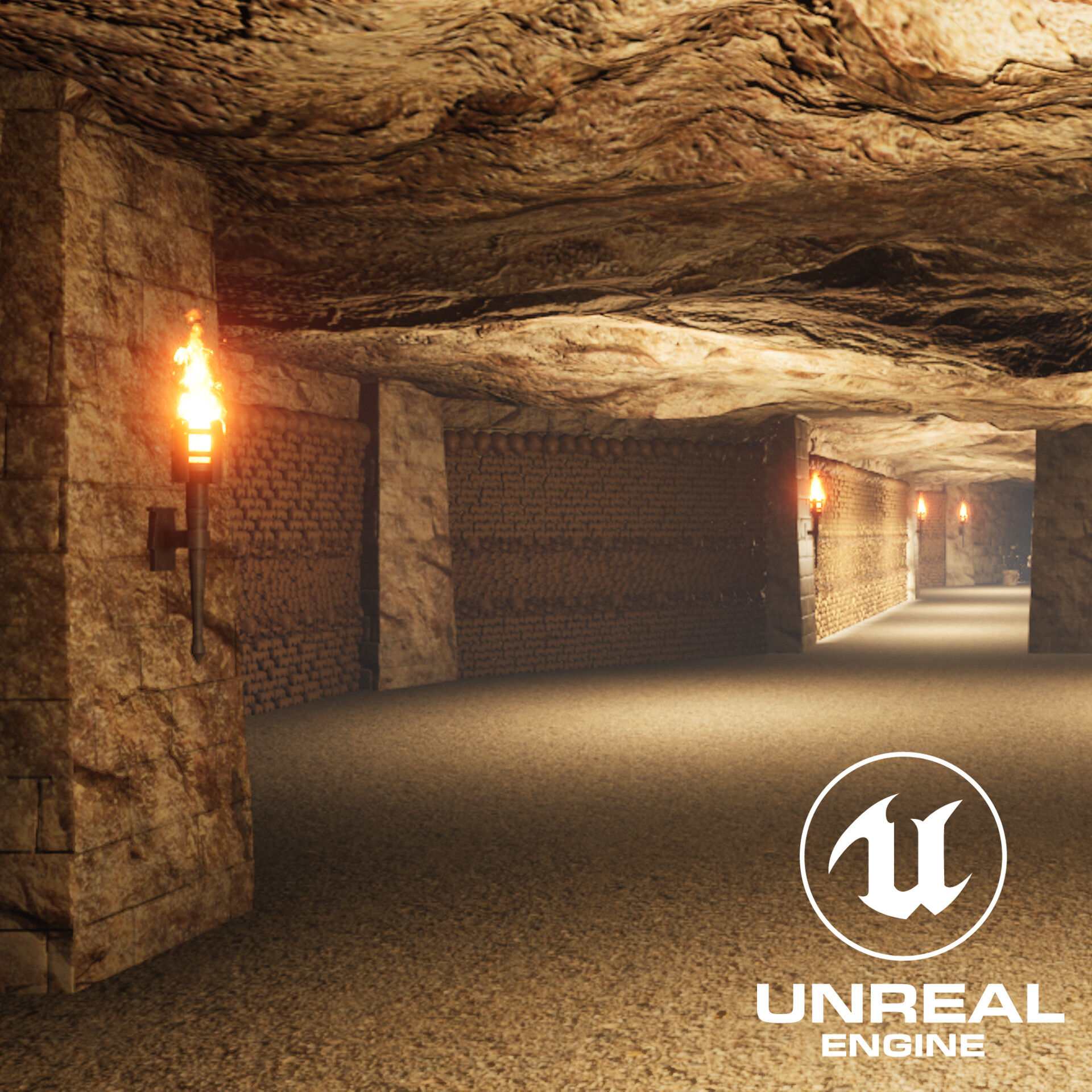 ArtStation - Catacombs Game Level