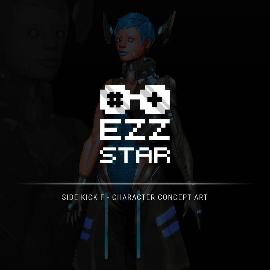 ArtStation - Side kick F - Character concept art