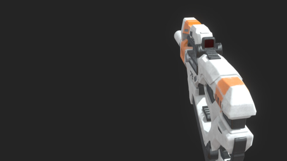 ArtStation - 3D BandyTech Submachine Gun Model