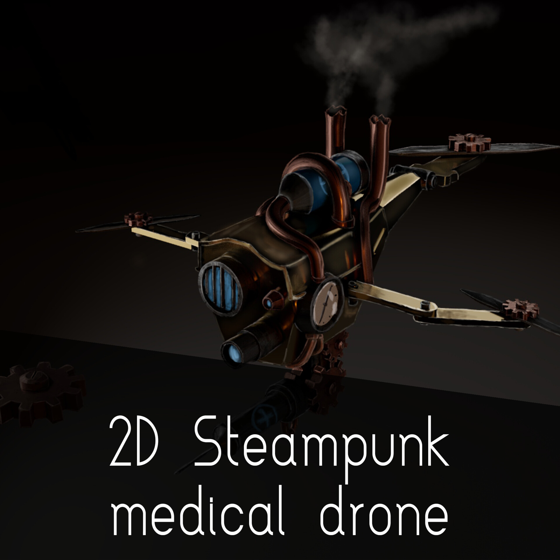 ArtStation - Steampunk Medic drone