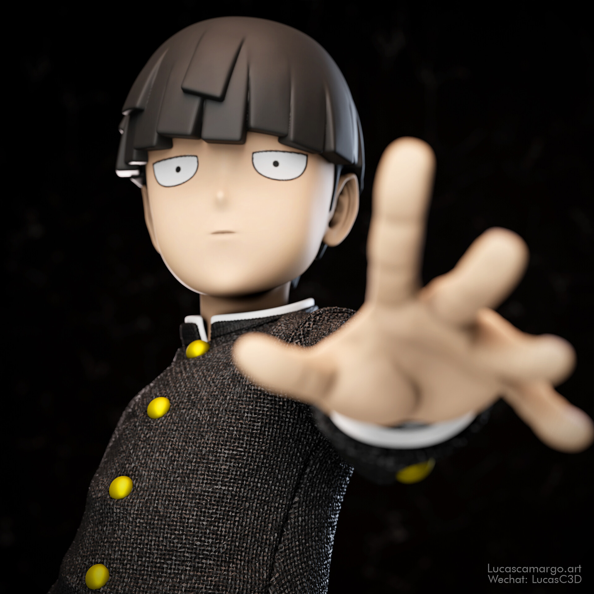 ArtStation - Shigeo Kageyama - Mob Psycho 100