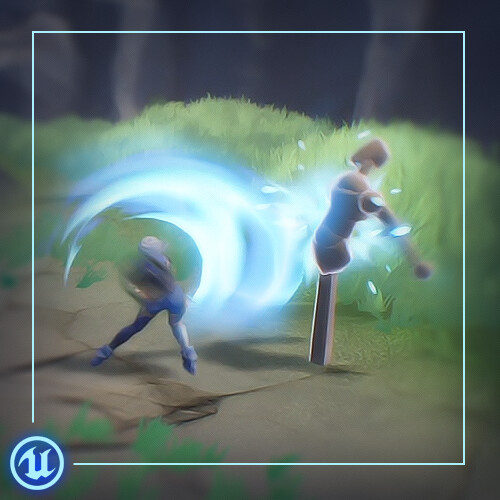 ArtStation - Frost Slash - Physical Swipe VFX