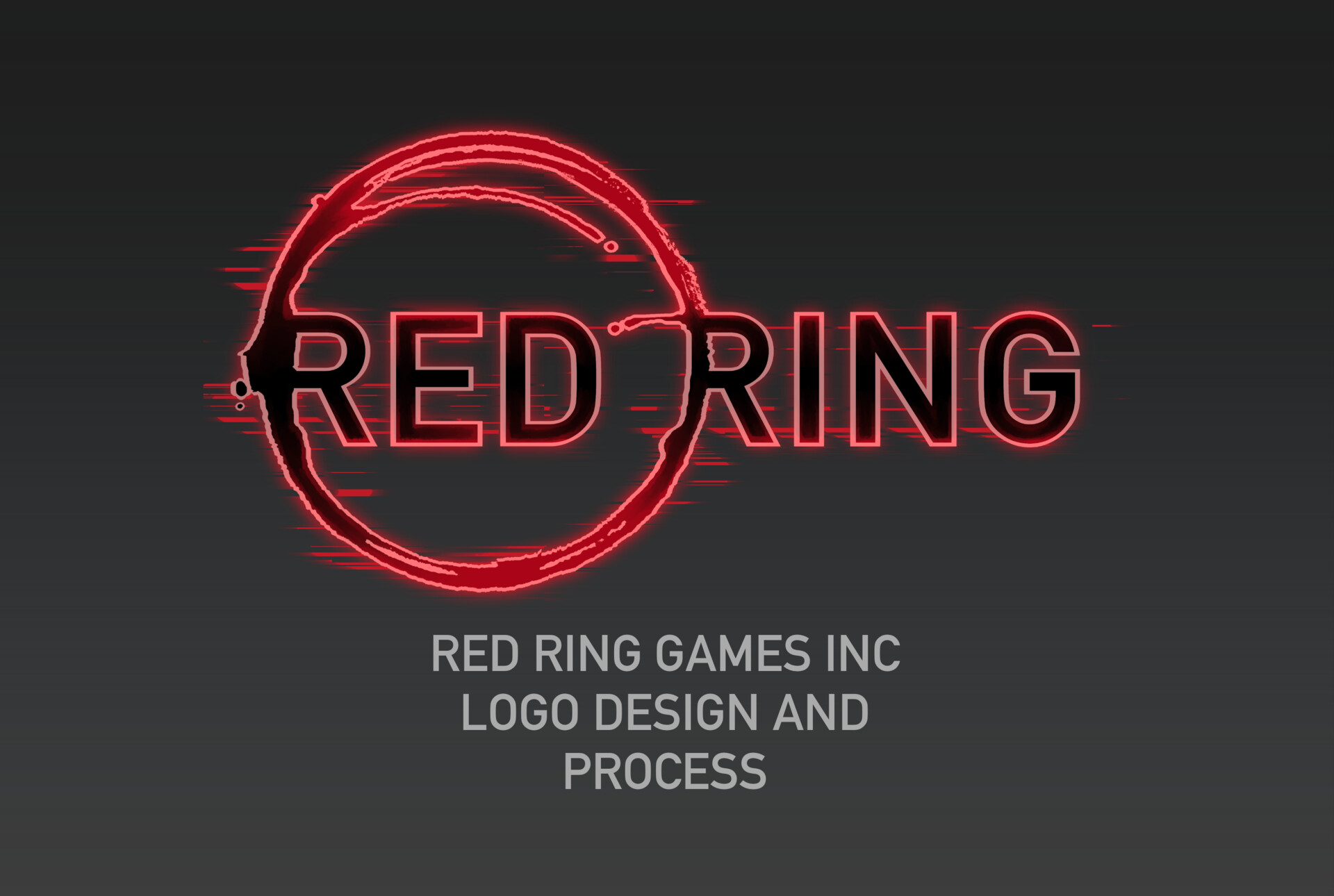 ArtStation - Red Ring Games Inc Logo Creation Process and Final Design