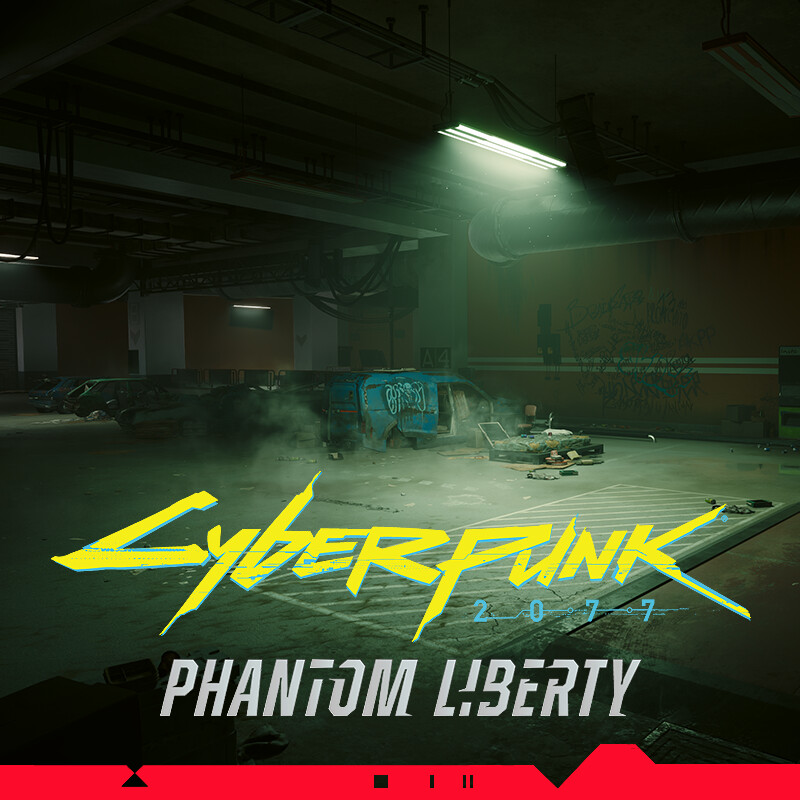 ArtStation - Cyberpunk 2077:Phantom Liberty - Expo Parking Garage