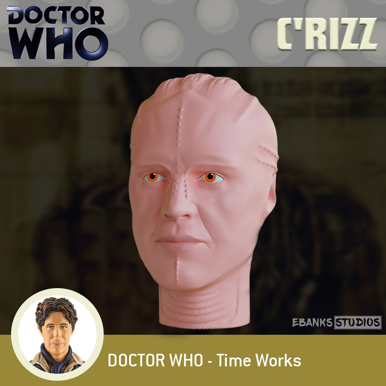 ArtStation - C'rizz - Custom Doctor Who Figure Head