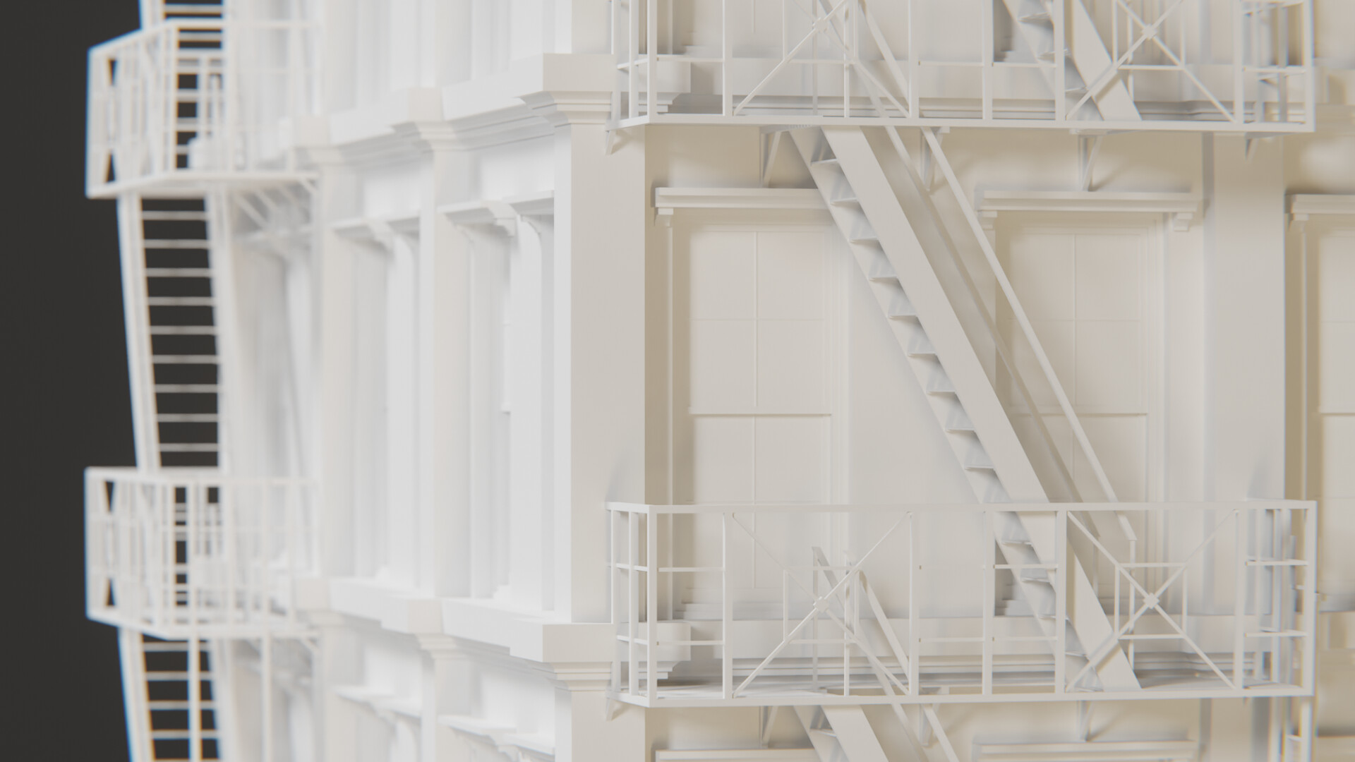 ArtStation - Manhattan House - Modeling