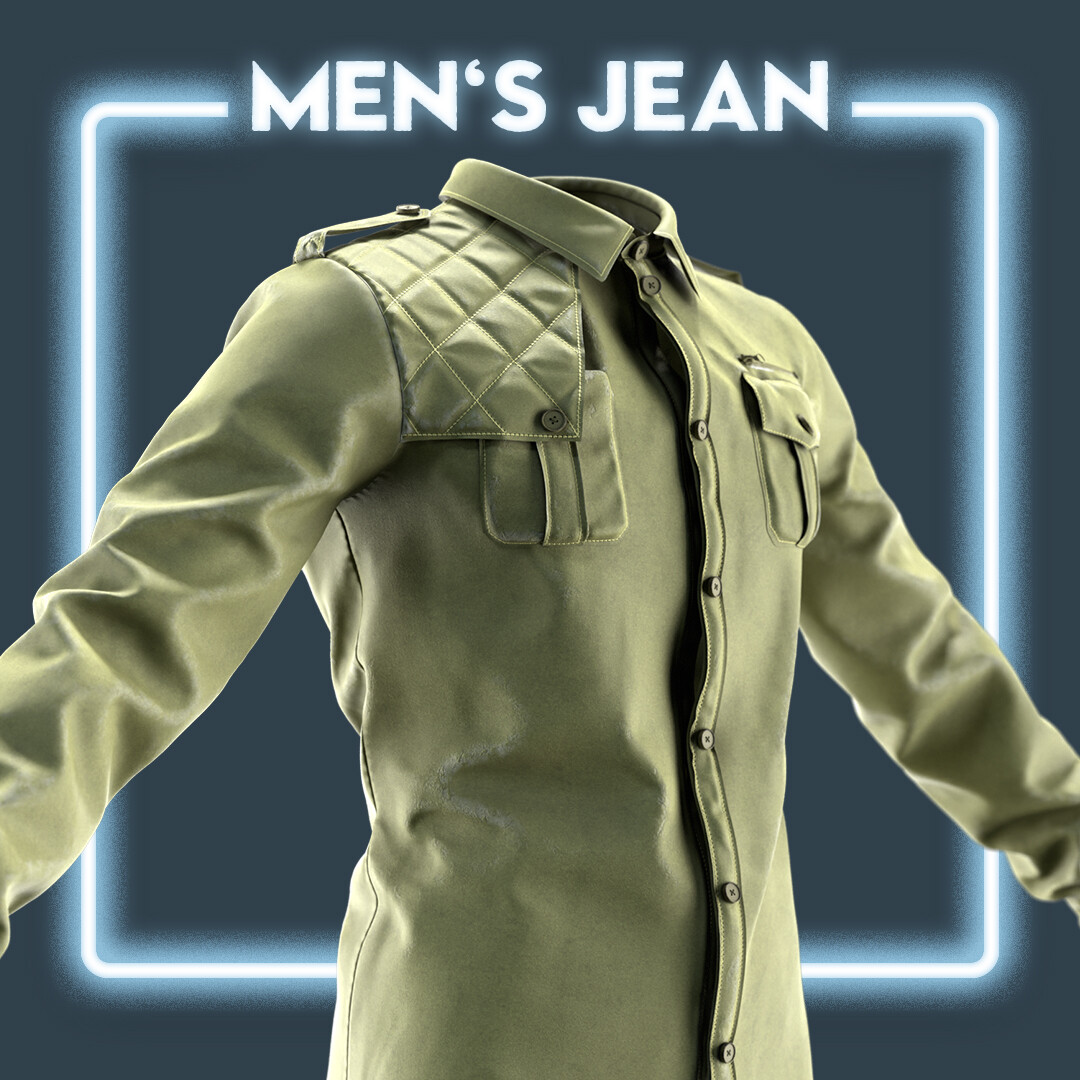 ArtStation - Men Jean Outfit vol 02