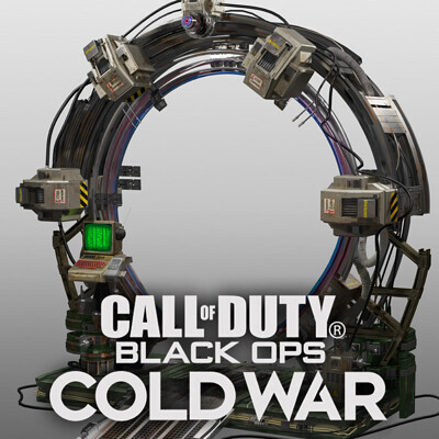 ArtStation - Call of Duty: Black Ops Cold War // Fire Base Teleporter