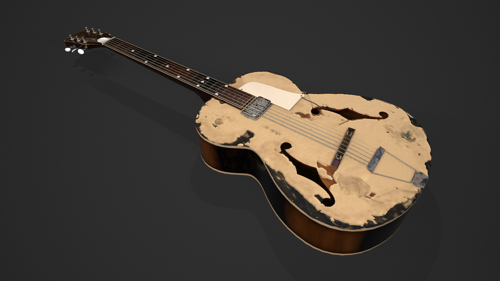 ArtStation - "Key" Jack White guitar