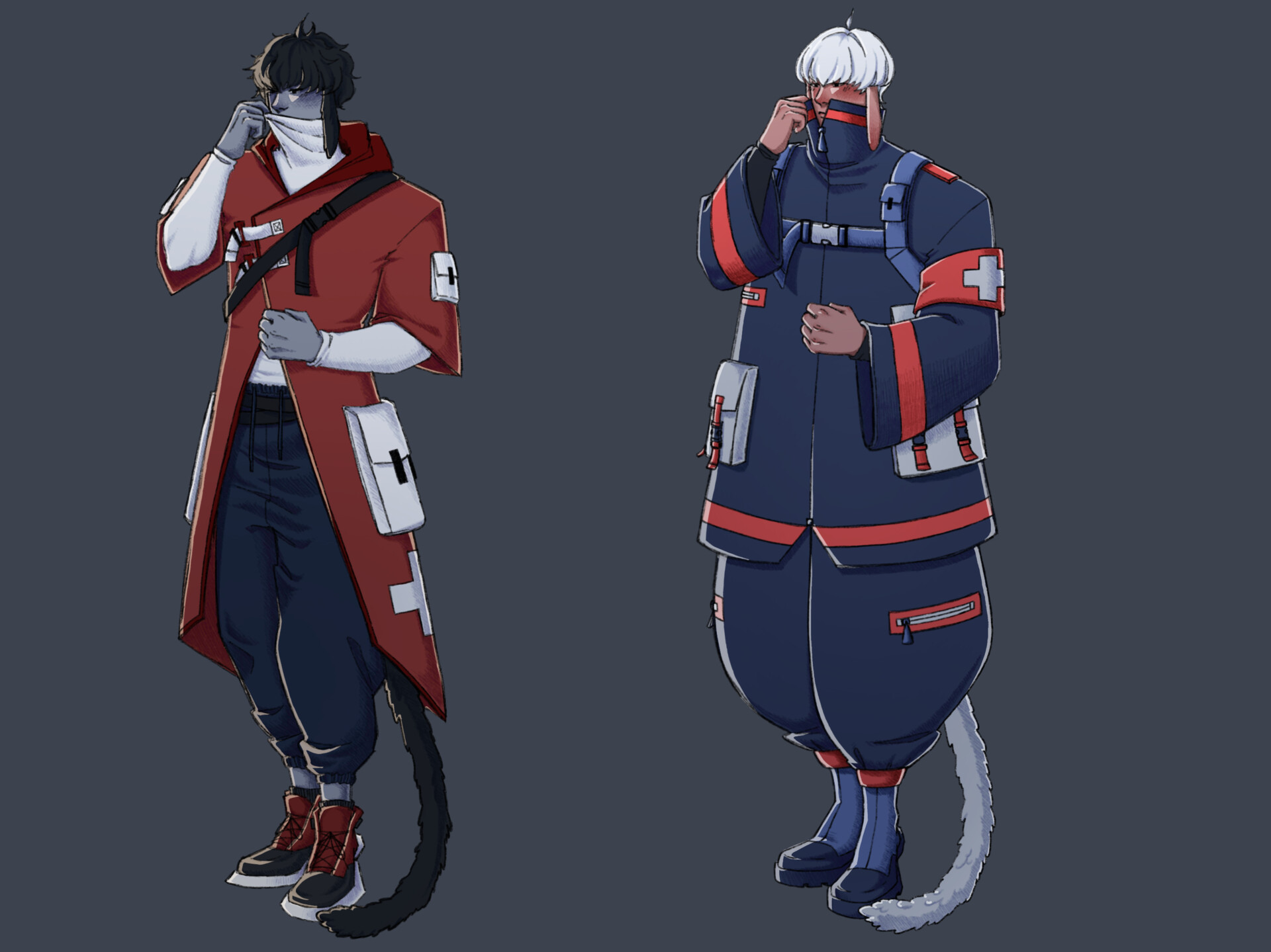 ArtStation - Sci-fi Crew Main Character - Concept Art Homework