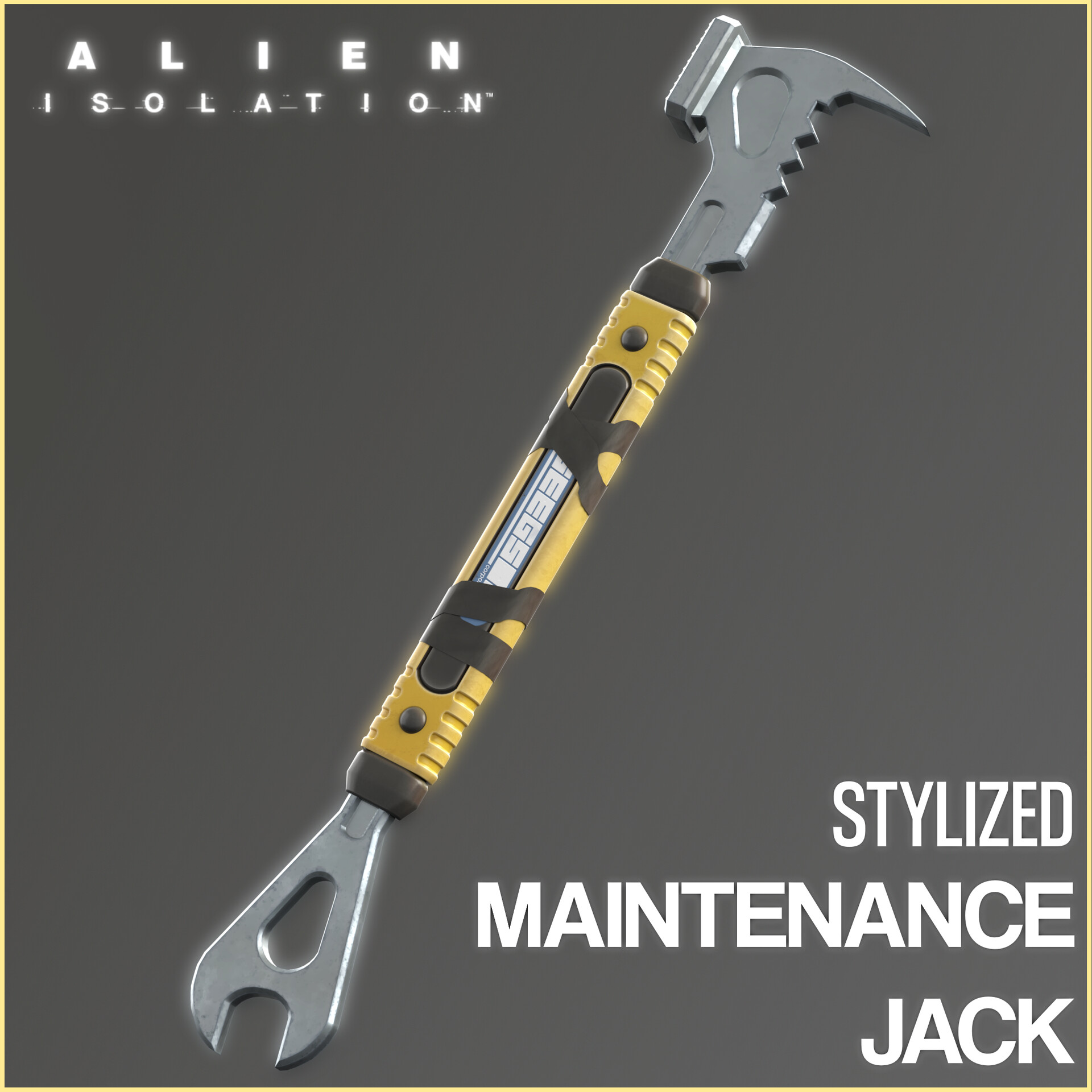 ArtStation - Alien: Isolation Fan-Art | Stylized Maintenance Jack