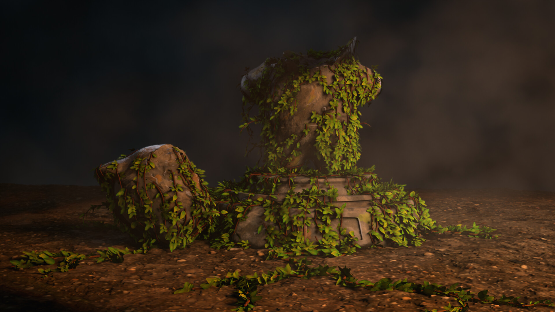 ArtStation - Procedural Ivy growth