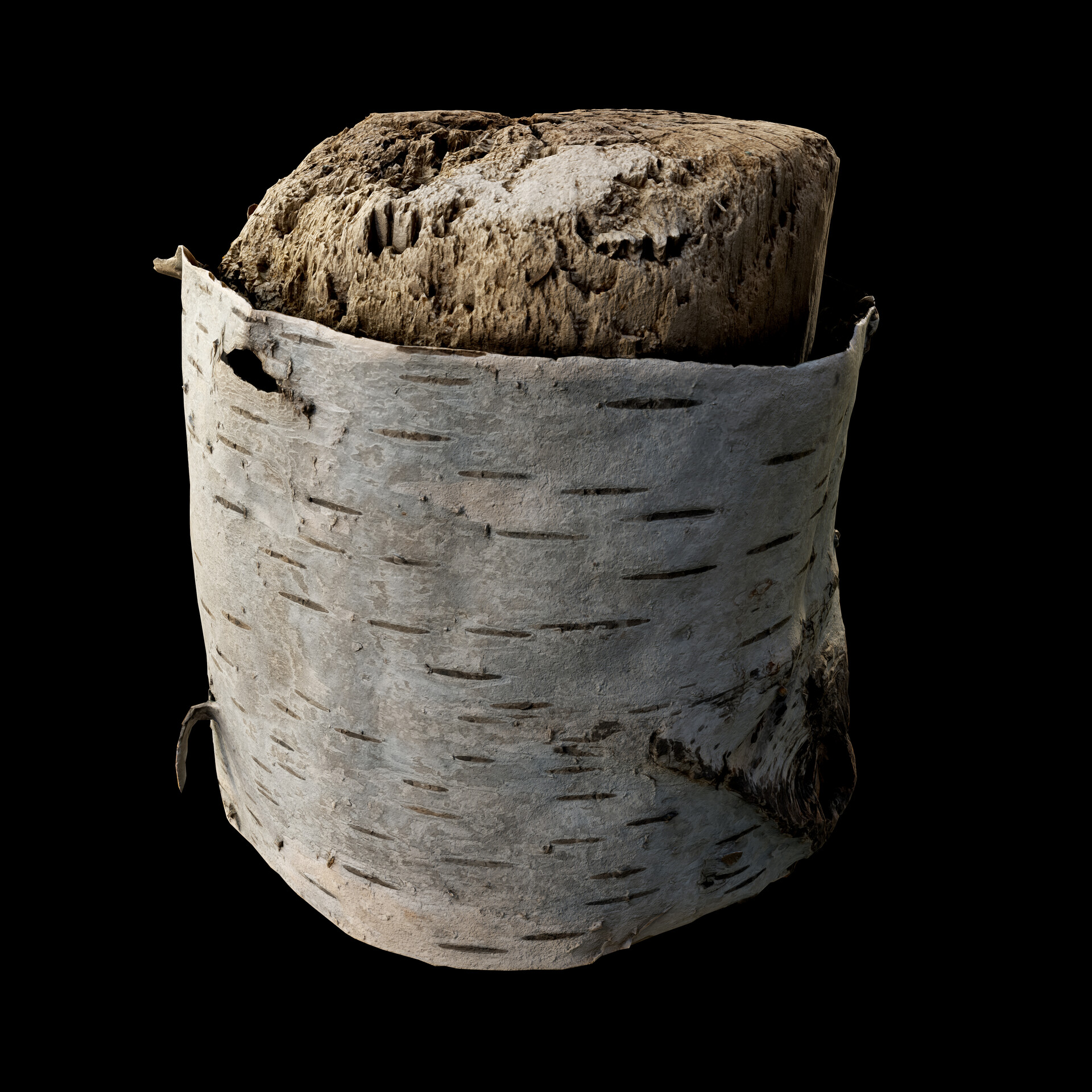 ArtStation - Wooden log