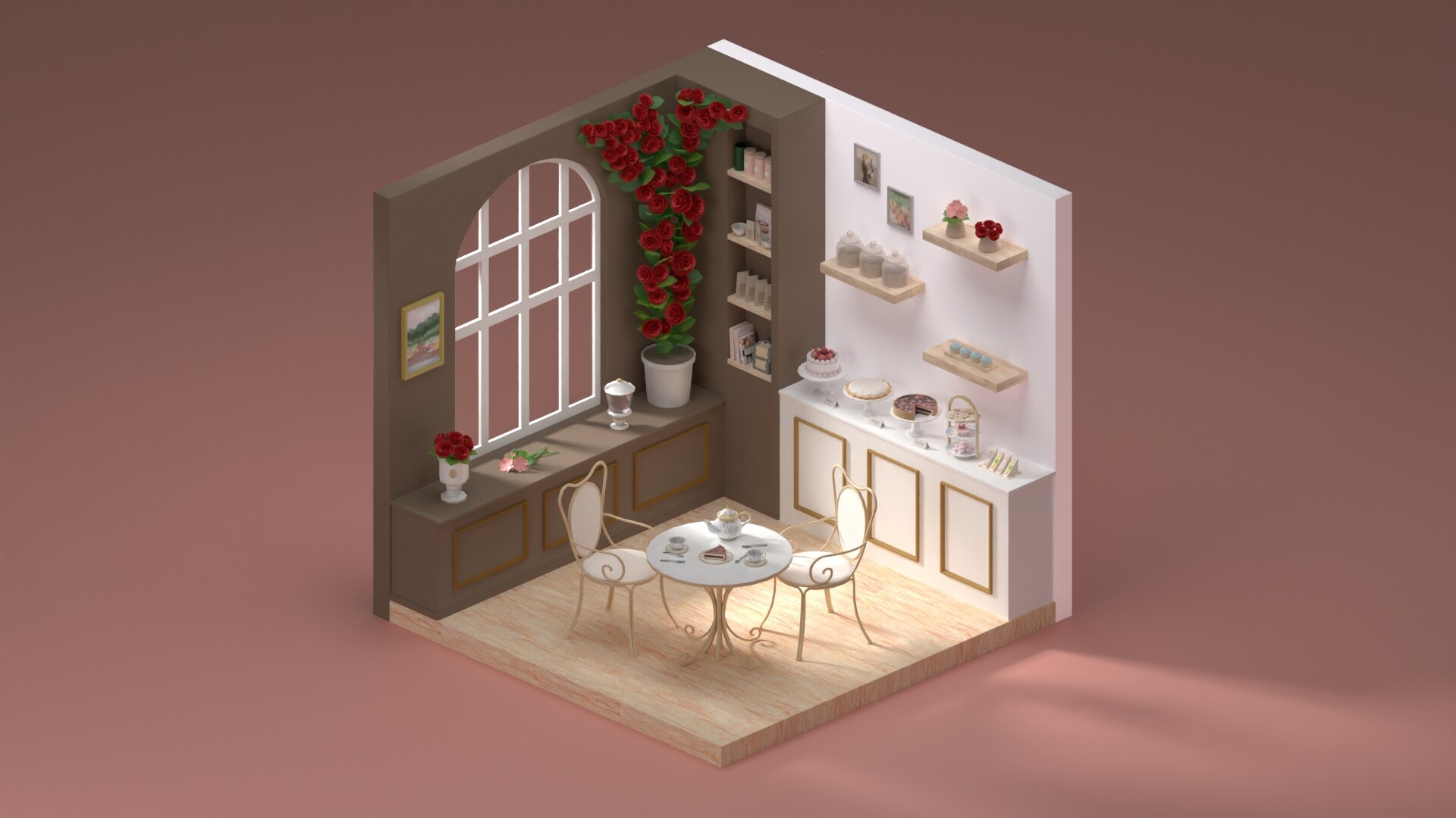ArtStation - Tiny Tea Shop