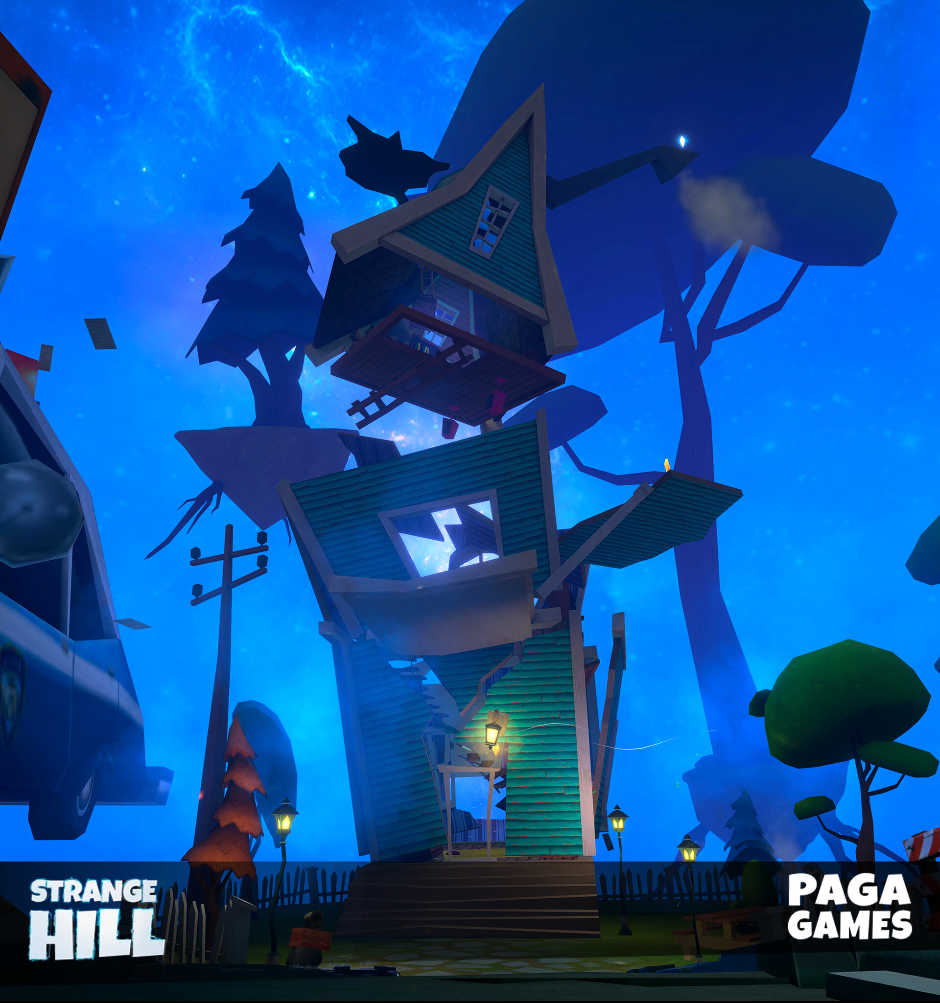 ArtStation - Strange Hill l Parallel world