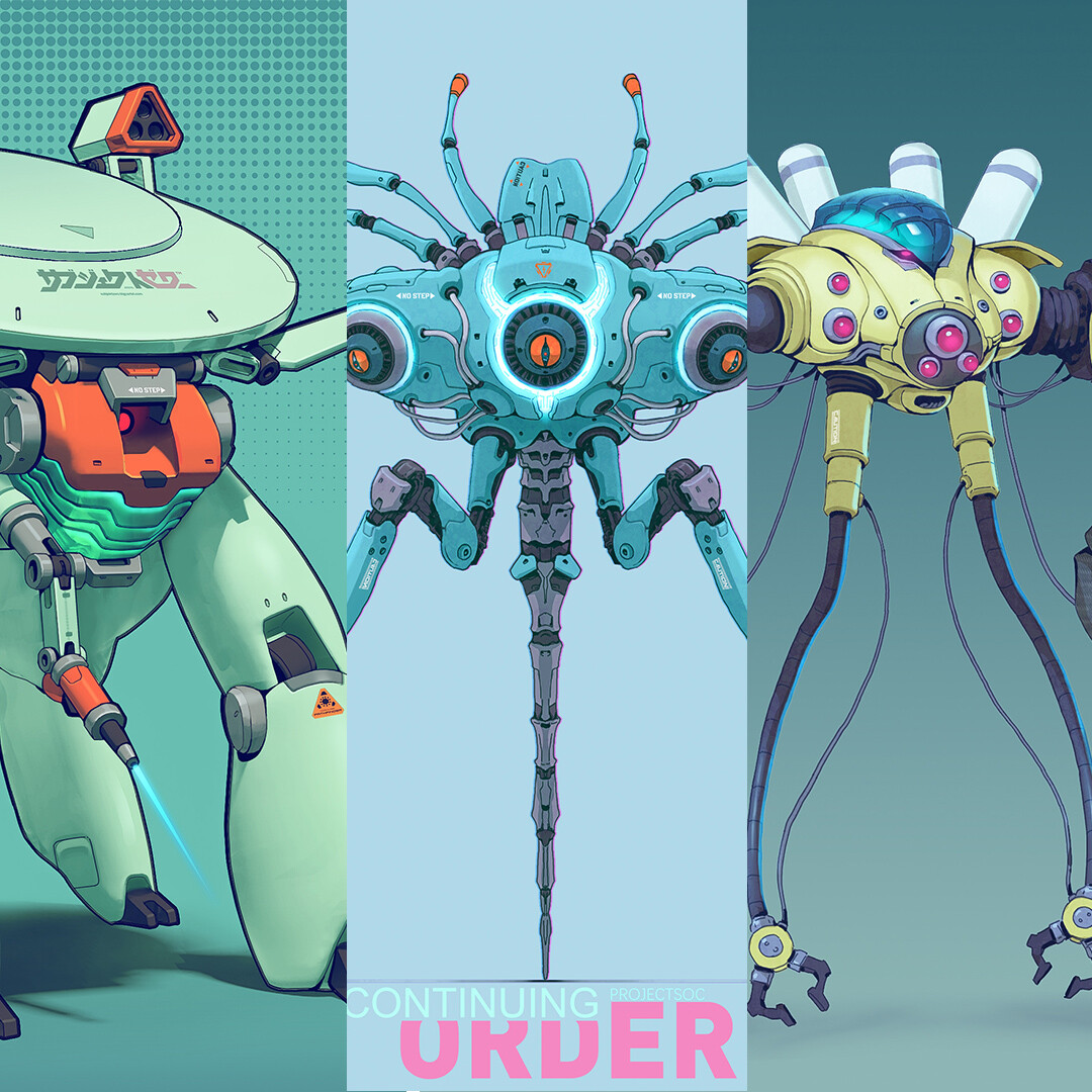 ArtStation - Mechanical Creatures