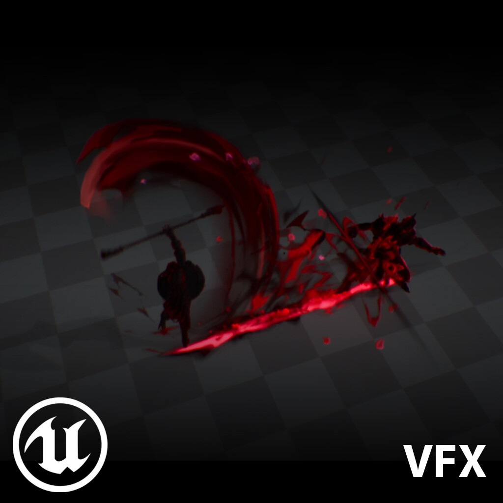 ArtStation - Blood Petal Slash VFX
