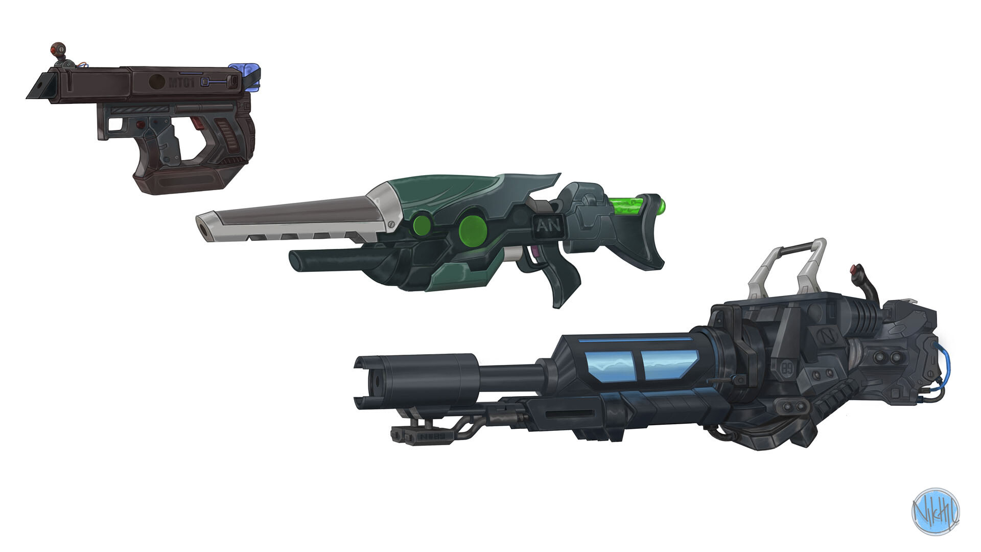 ArtStation - Weapons Designs