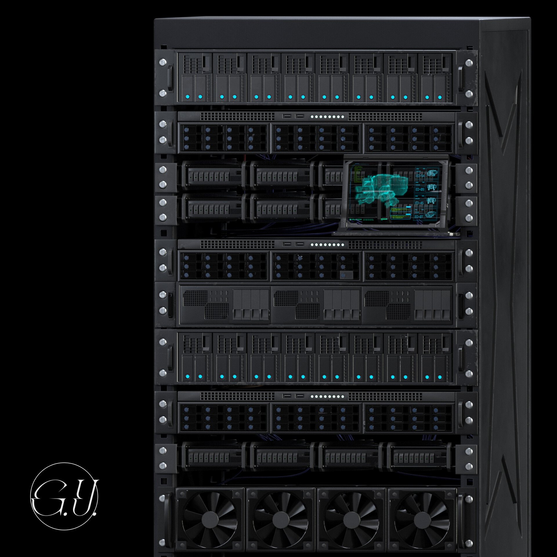 ArtStation - Server Rack