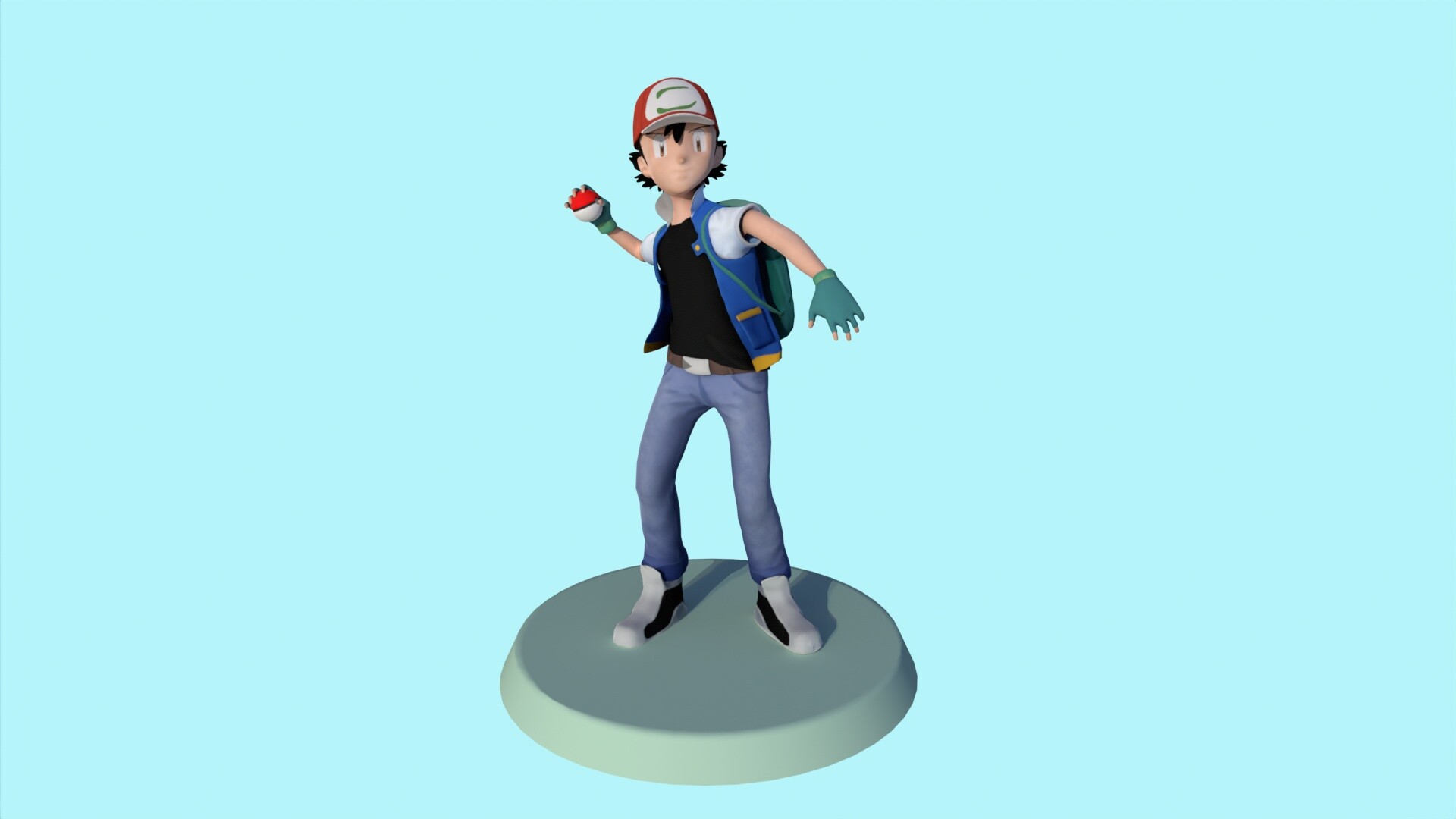 ArtStation - Ash Ketchum 3D model